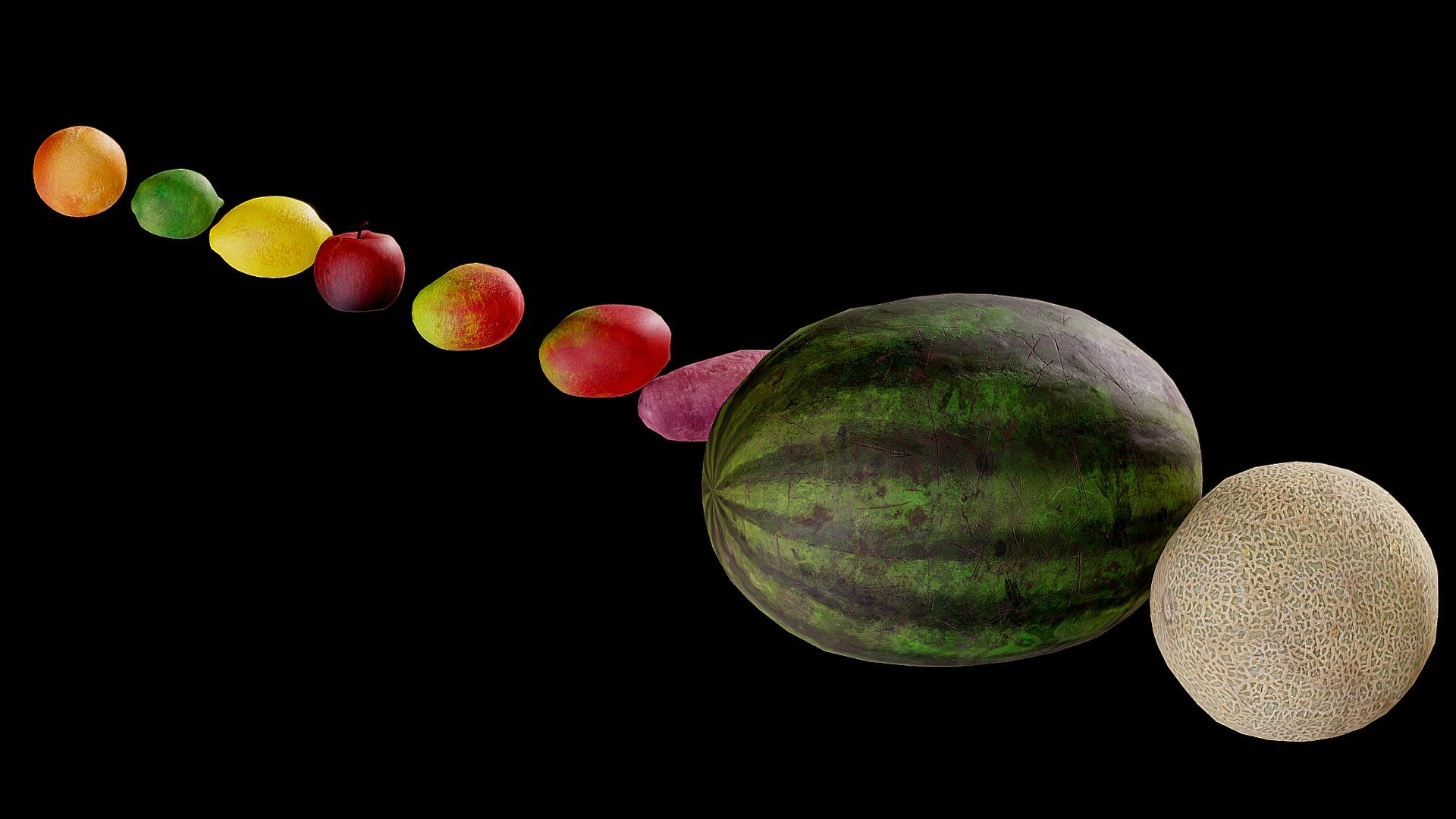 Fruits and Vegetable Asset Pack - 3D model by Ryan Honey (@Raditsys ...