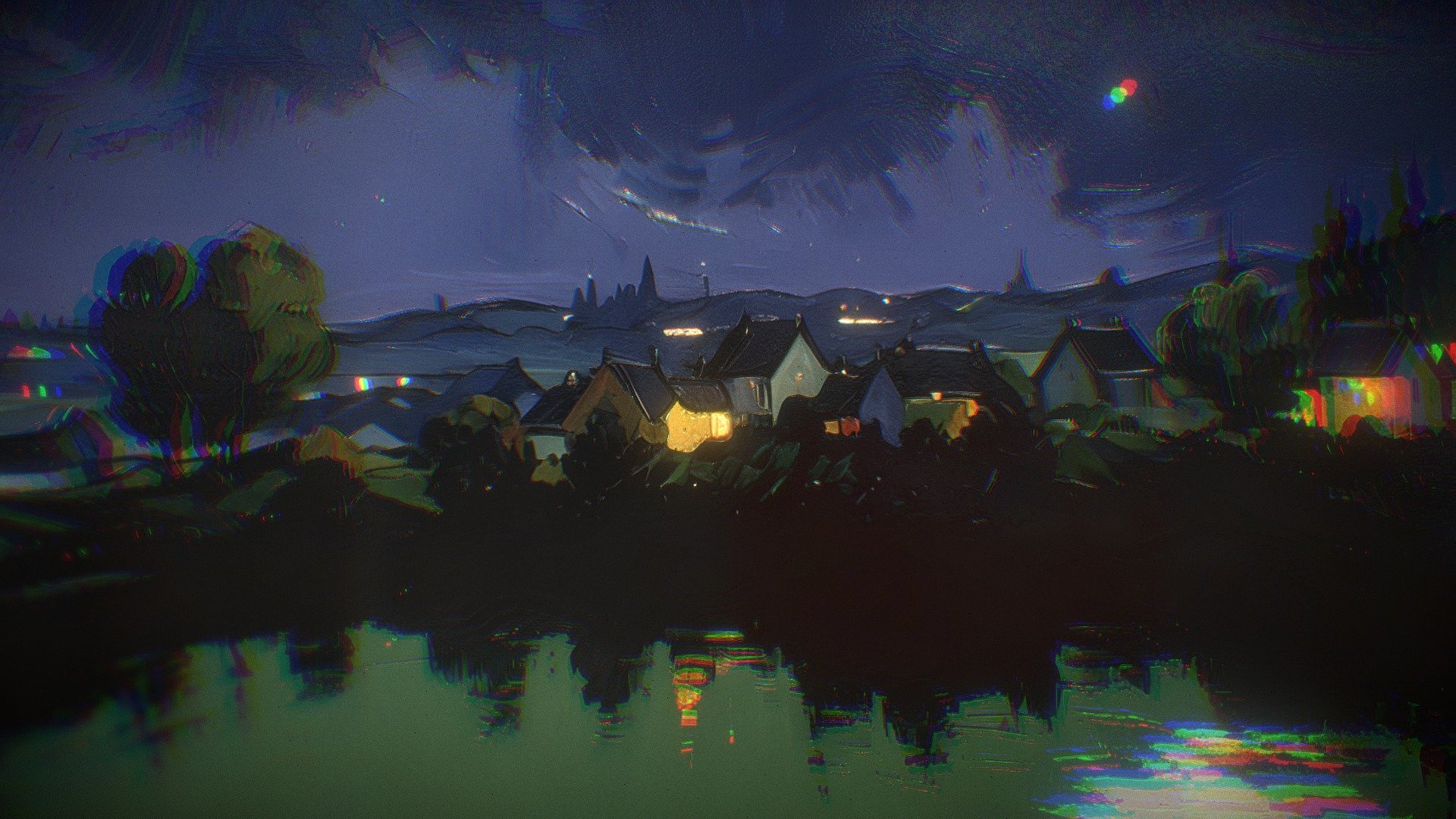 The Night Village - Download Free 3D model by voxinbain [8716dfb ...