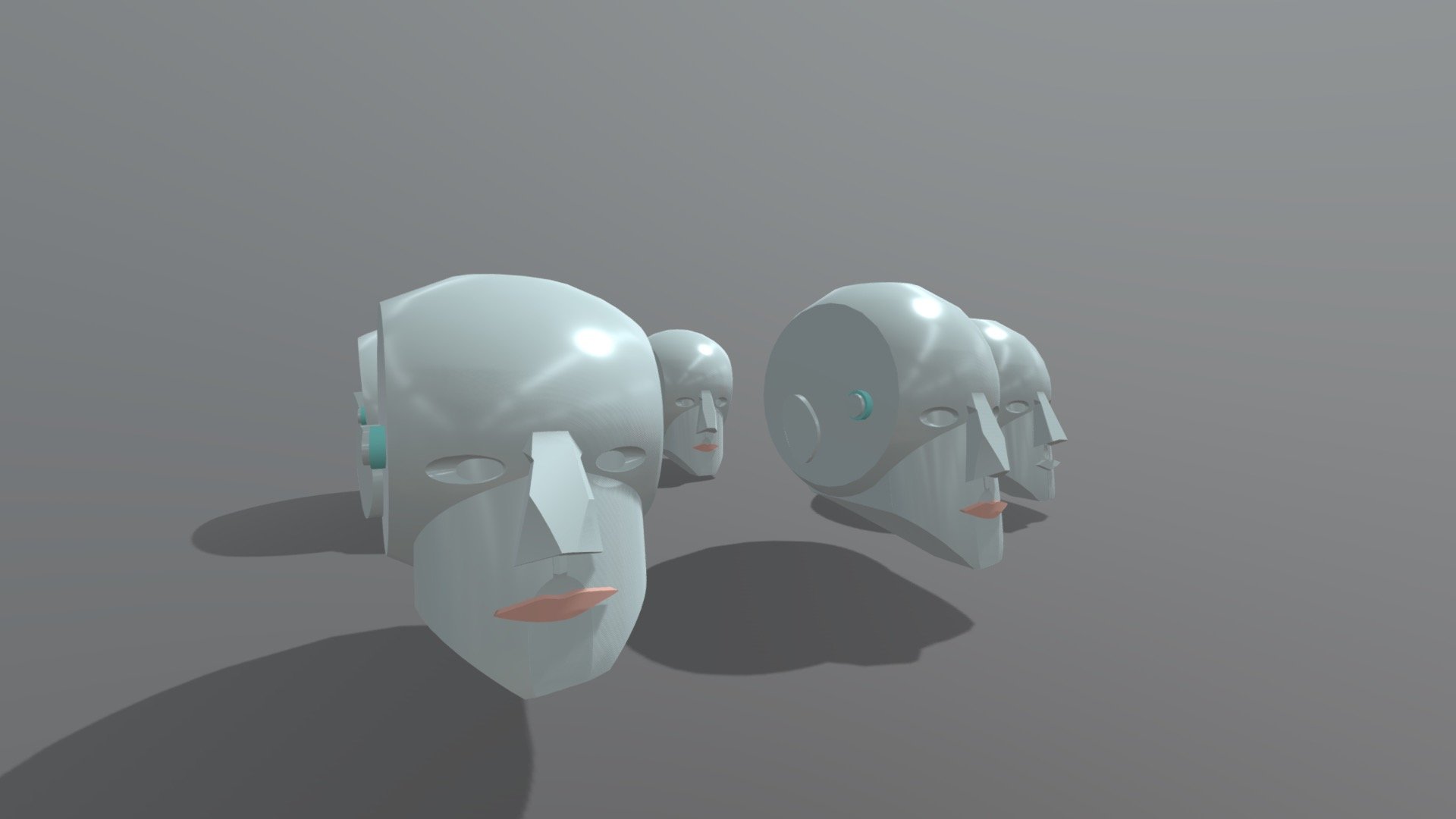 Android heads - Download Free 3D model by AVZ (@micropalaeontology ...