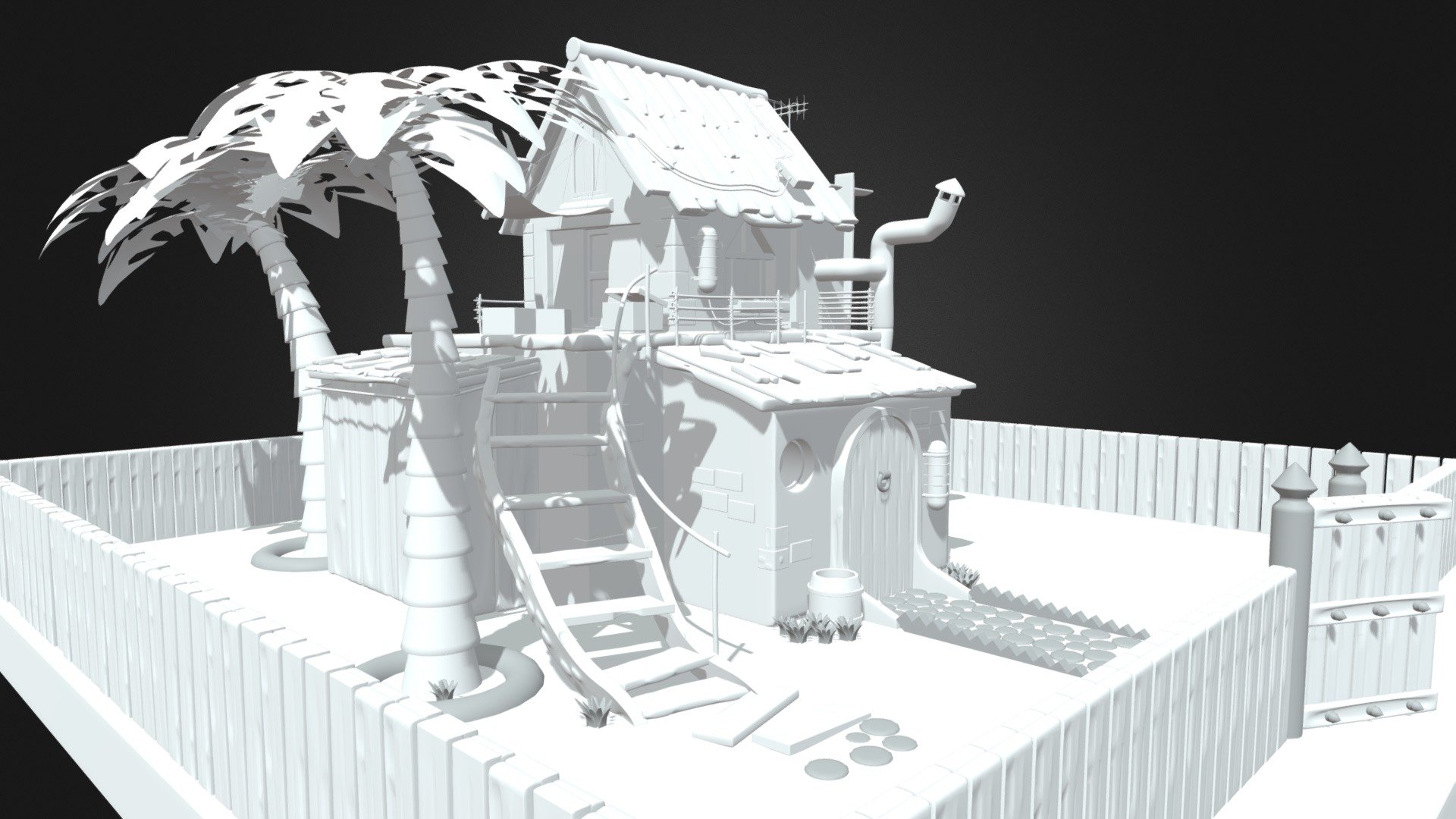 3D Cartoon Environment - Download Free 3D model by shaikh_Yaseen ...