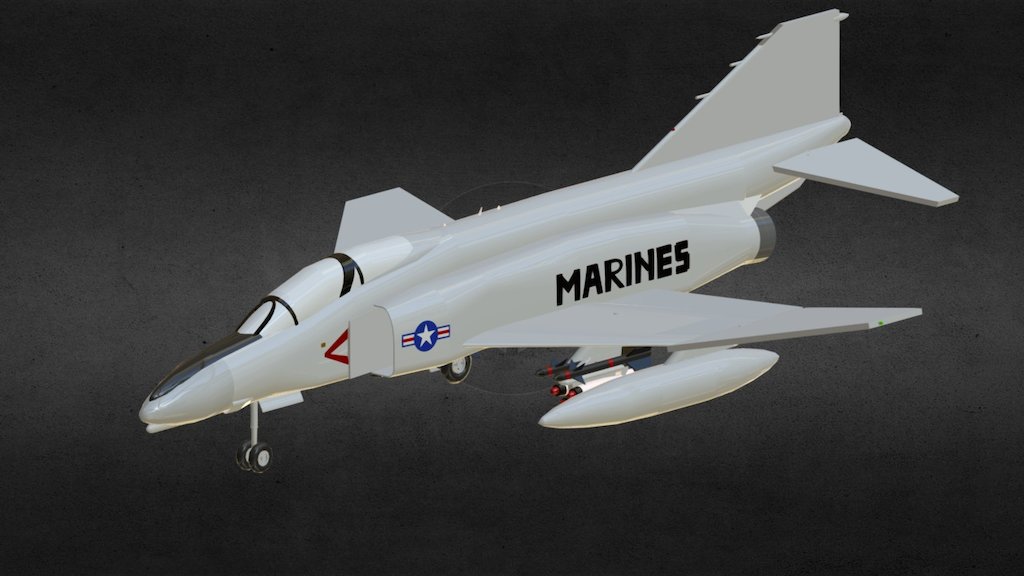 F-4 Ph - 3D model by Danial ADH (@danialadh) [871abe8] - Sketchfab