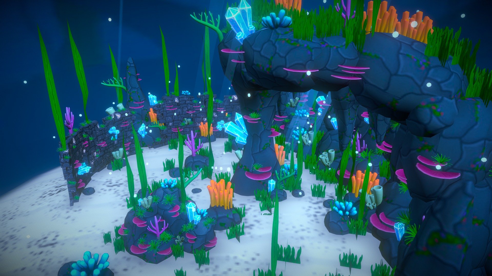 Pacific Reef - 3D model by CaspervdLaar [871b42a] - Sketchfab