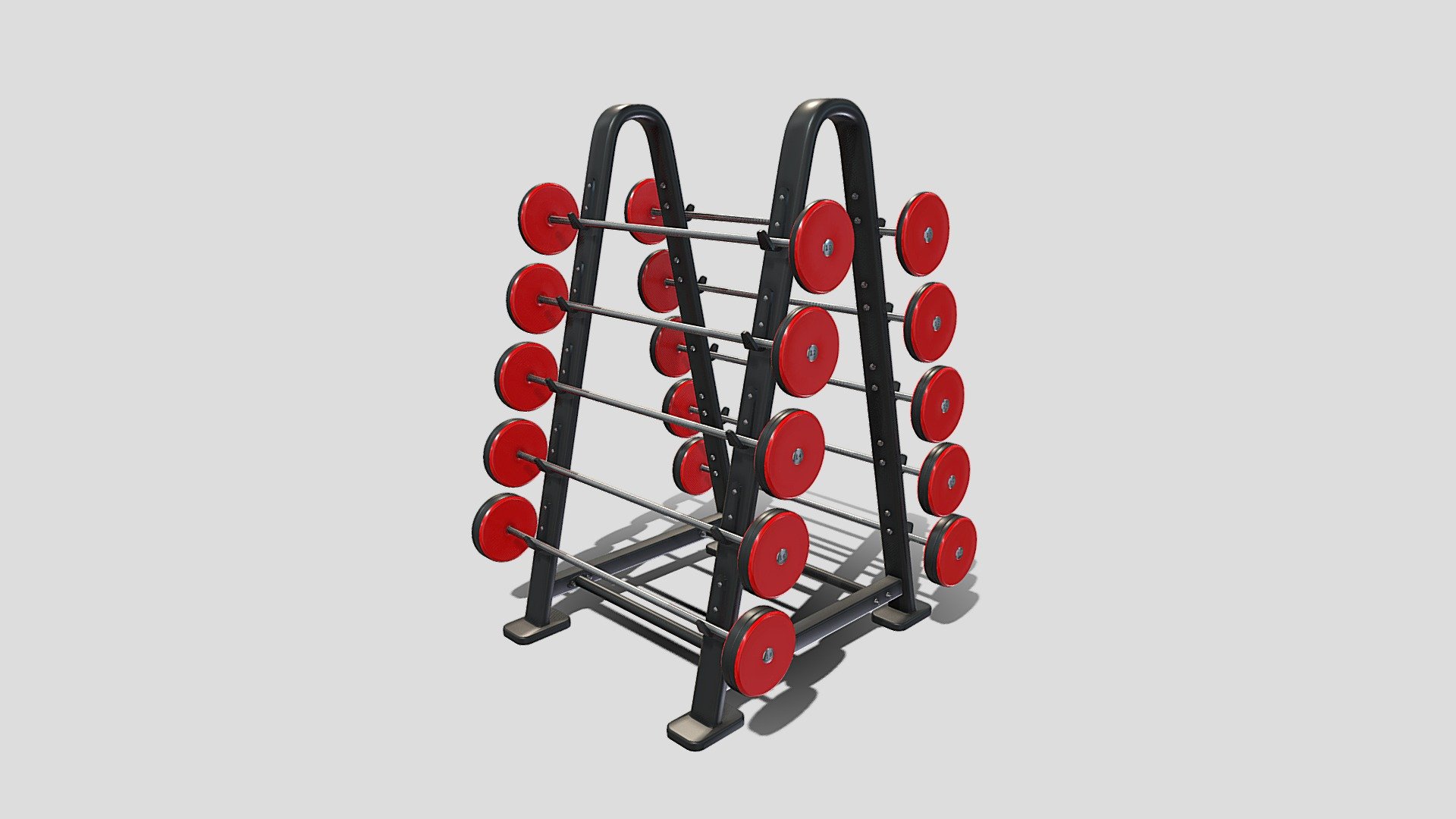 Barbell Rack Double - Buy Royalty Free 3D model by dragosburian ...
