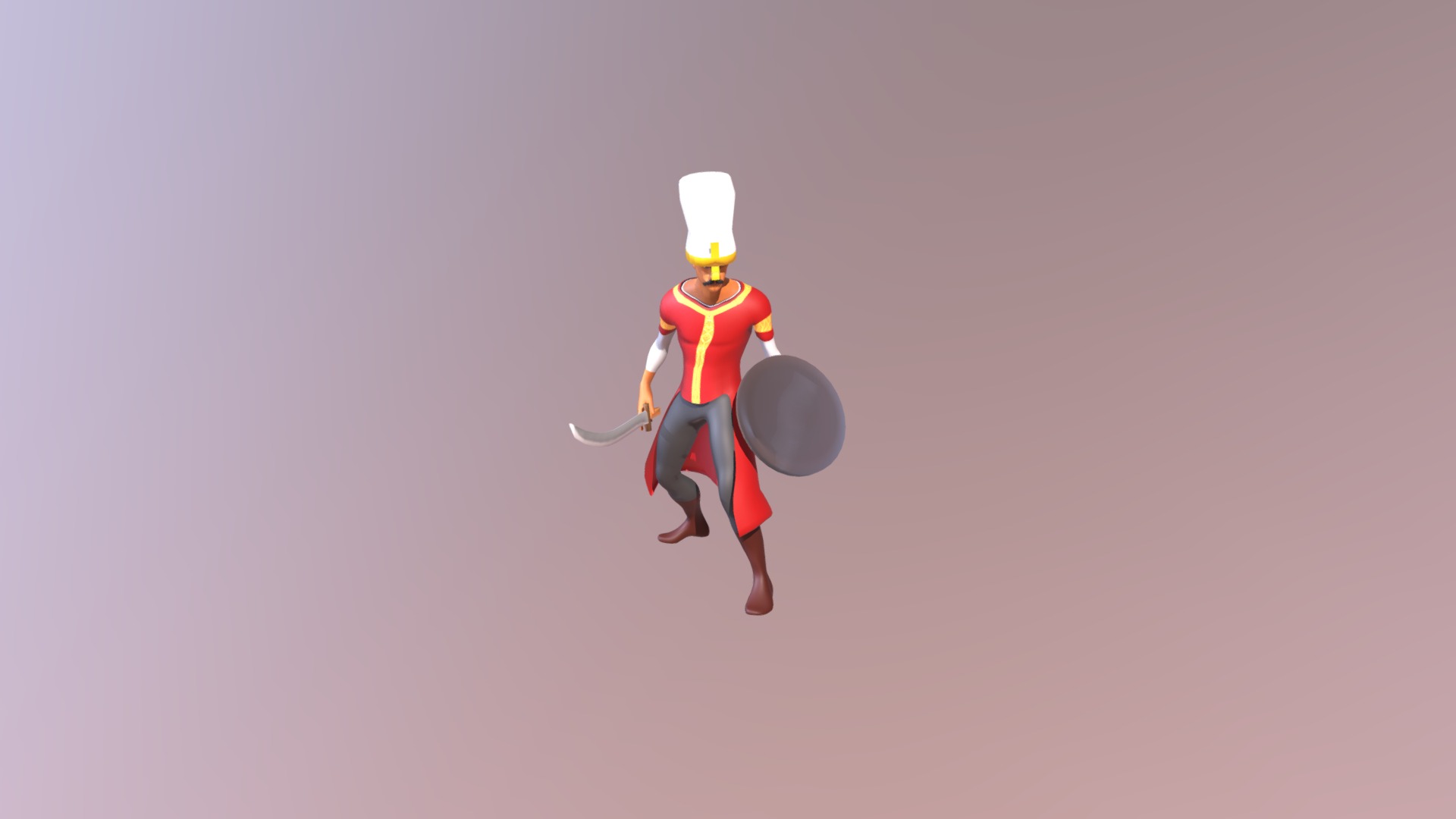 Ottoman Platform Game character - 3D model by District24 (@mahmutyaz ...