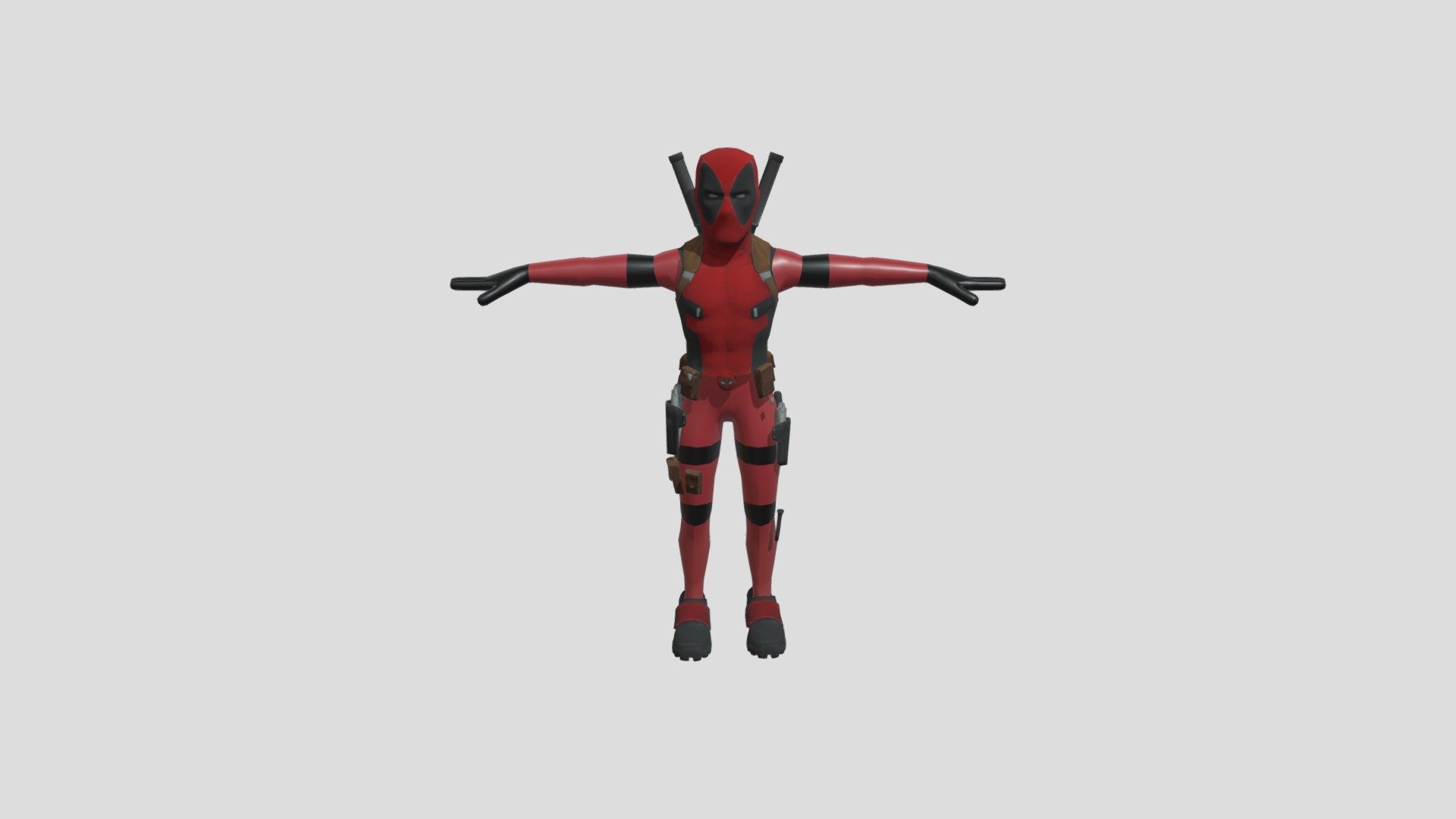 Deadpool (boy) - Download Free 3D model by moktadir [871f0d2] - Sketchfab