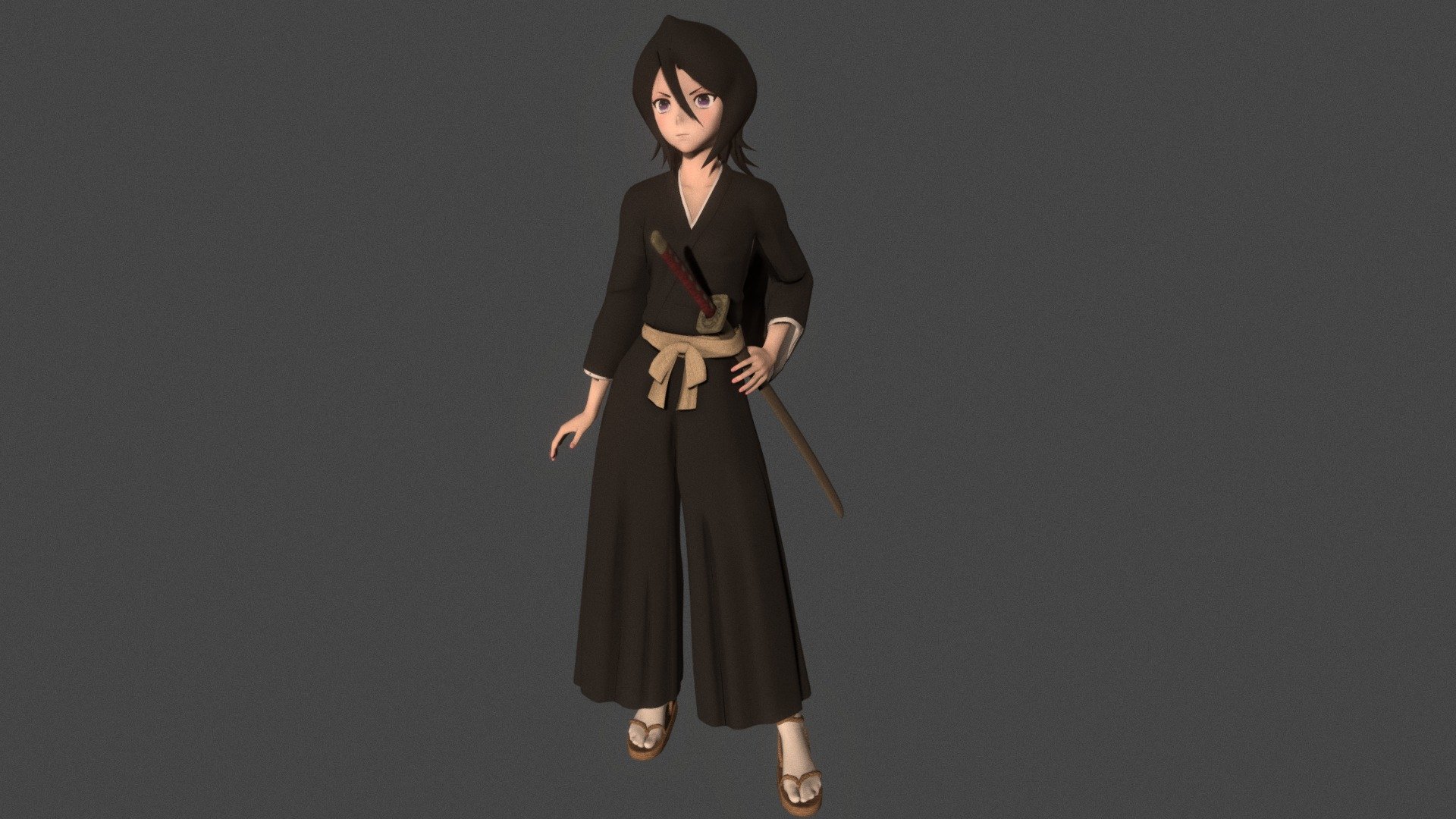 Rukia Kuchiki 01 - Buy Royalty Free 3D model by 3d Anime Girls ...