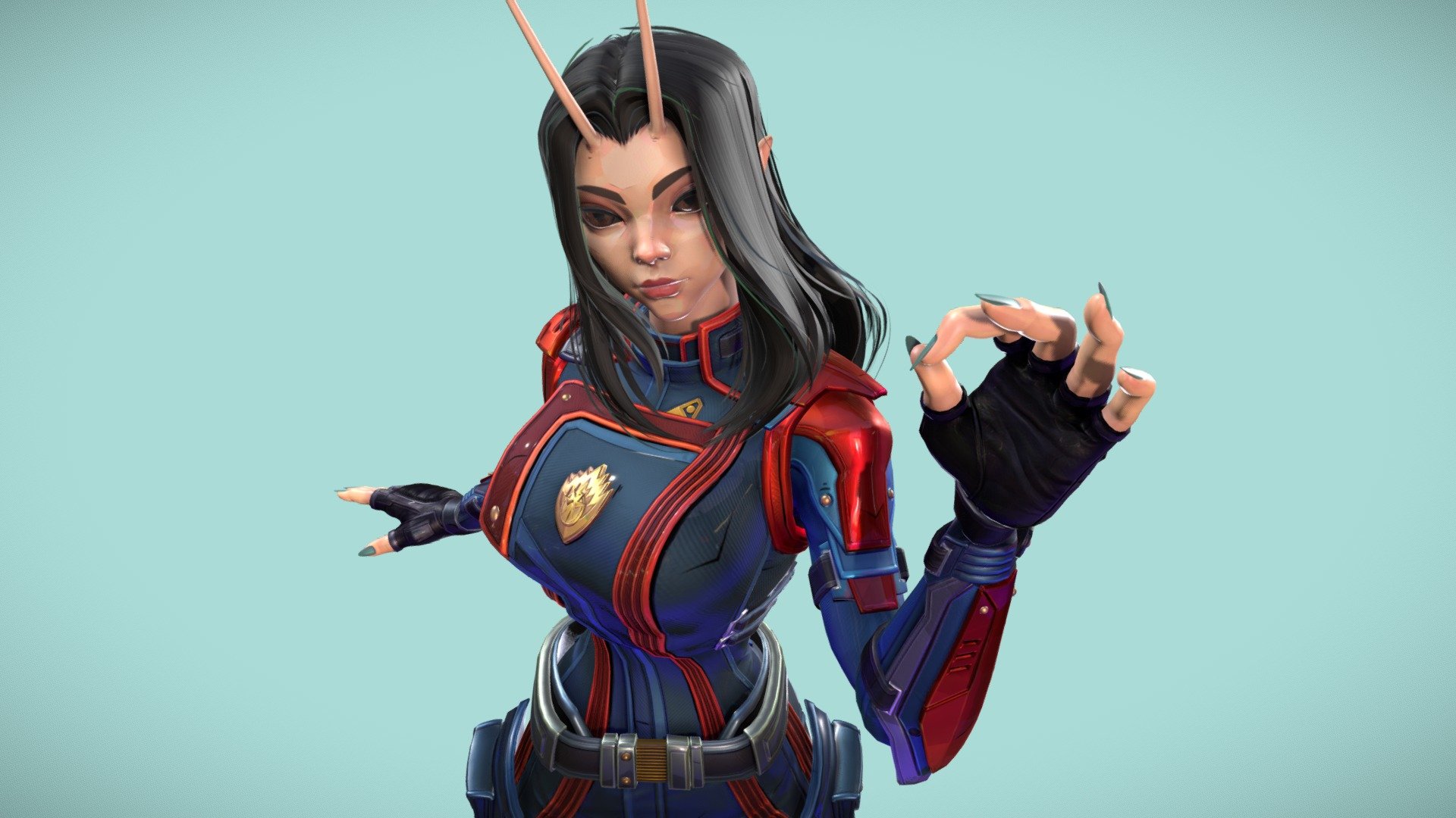 Mantis - Marvel Rivals Fan Art - 3D model by Casttelan2 [872118d] - Sketchfab