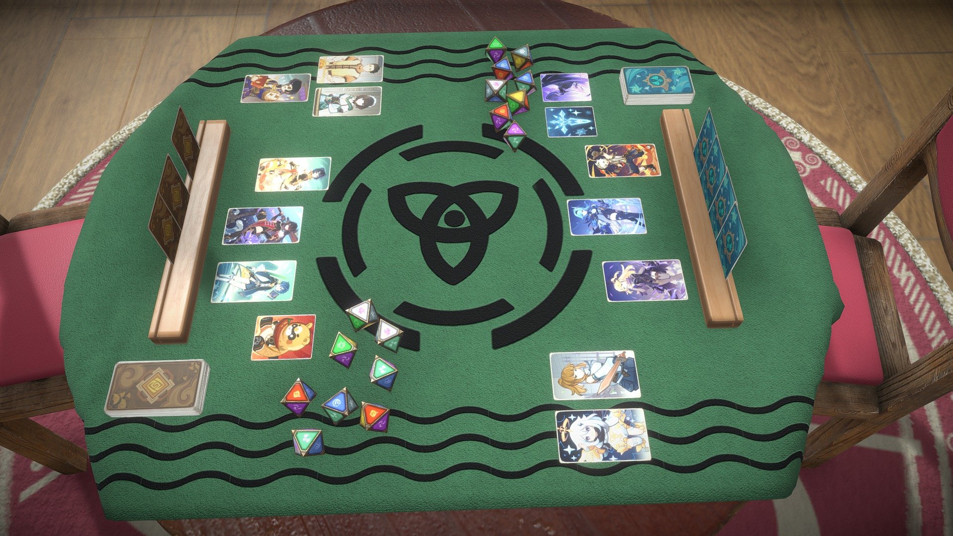 A nice game of TCG - Genshin Impact - 3D model by Ender_Gian_ [8721abf ...