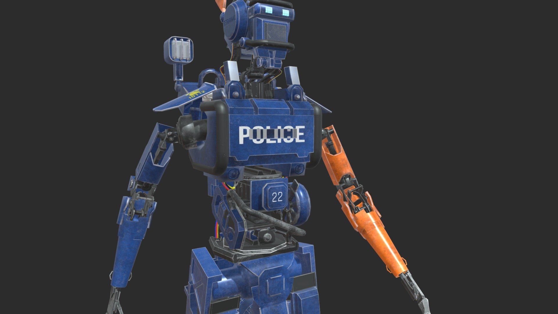 Chappie - 3D model by Prabhakor Biswas (@prabhakorb) [8722180] - Sketchfab