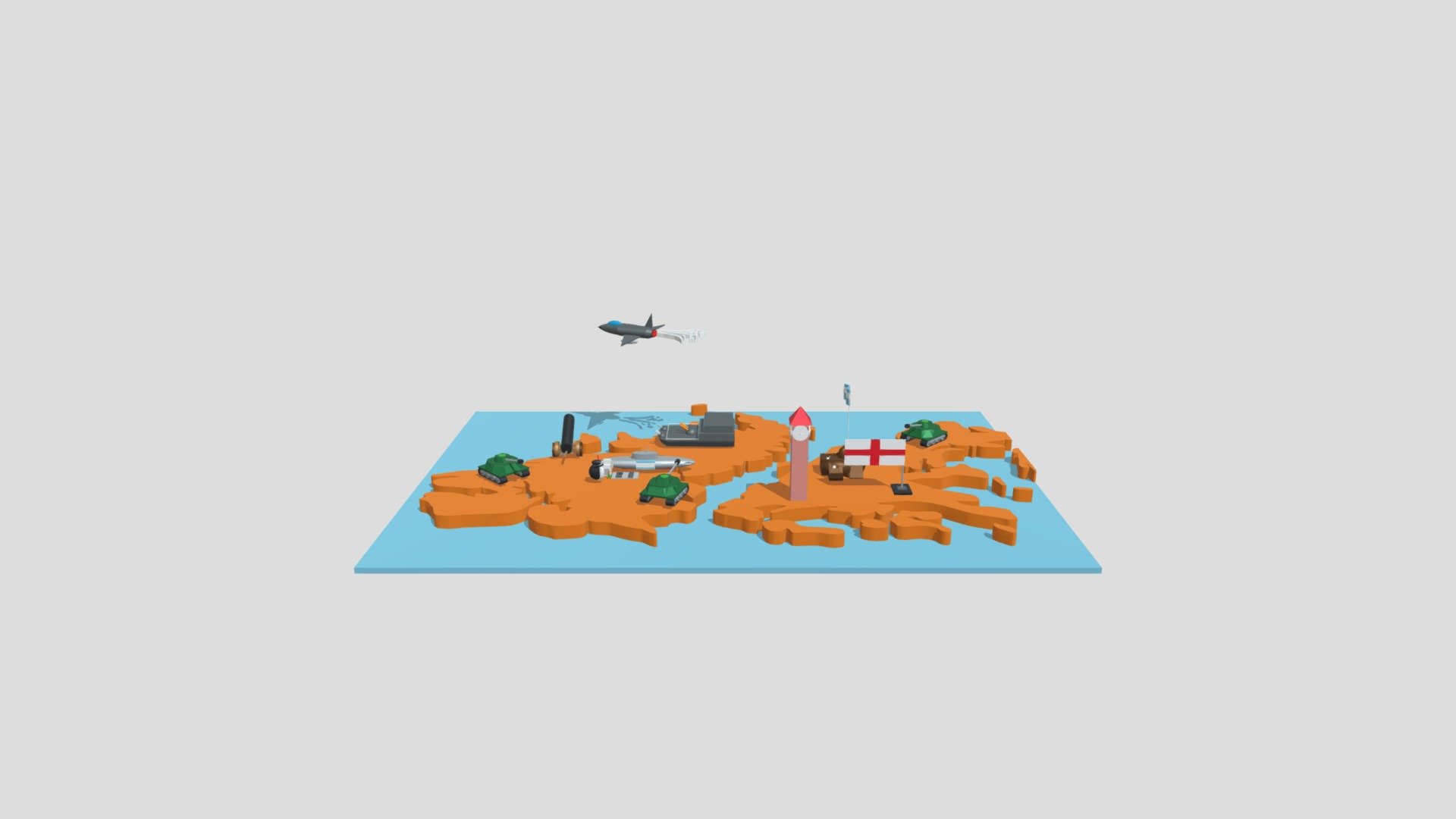 Malvinas - Bonino & Dolce - Download Free 3D model by 3rotaemaus ...