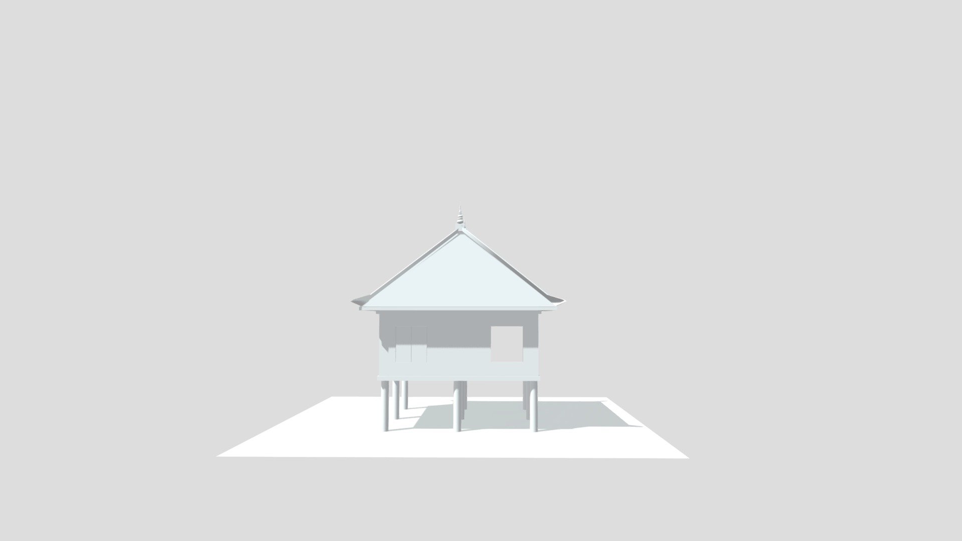 Khmer Traditional house - Download Free 3D model by teiiwaarinn ...