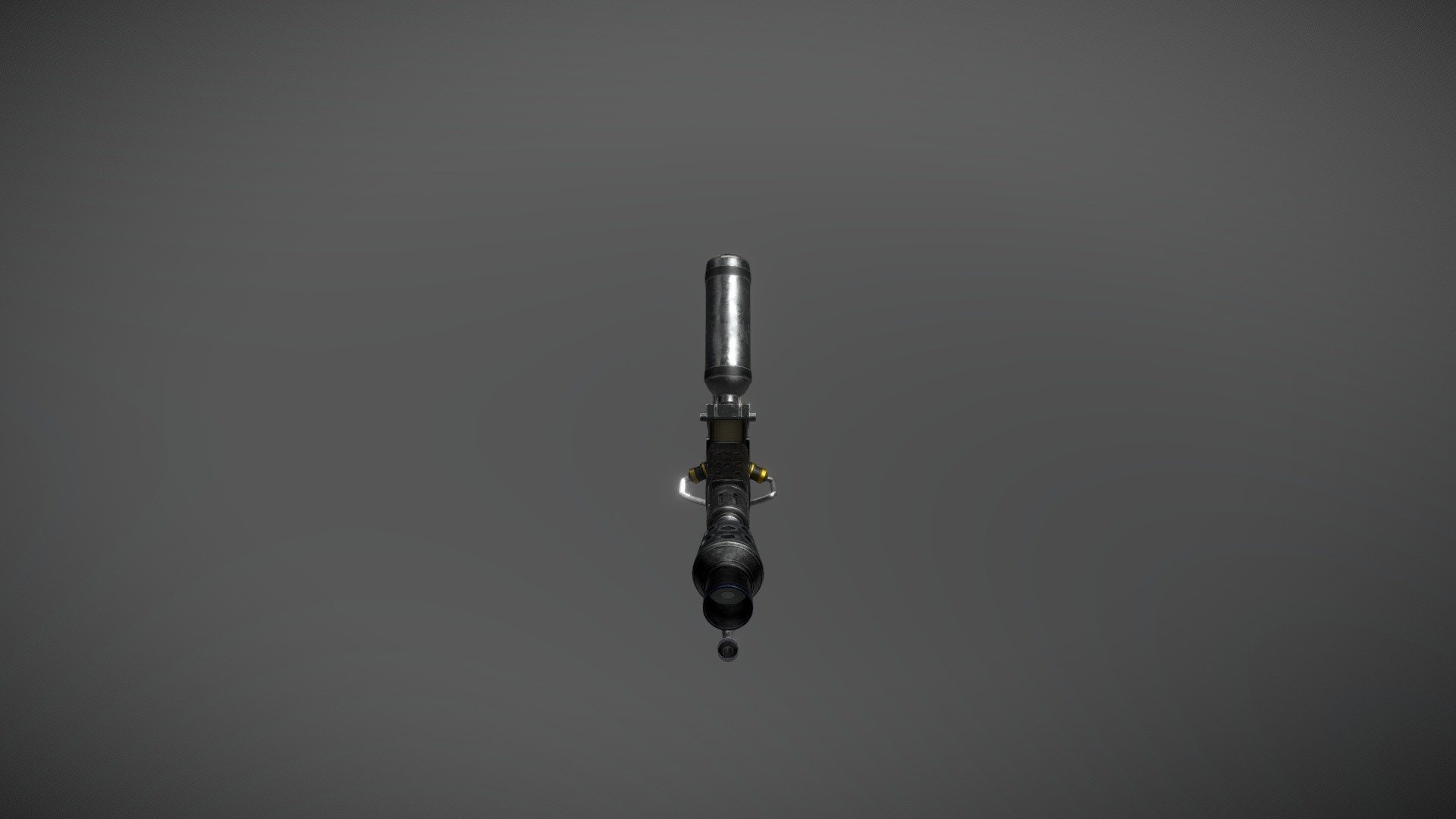 Scifi Flamethrower - 3D model by KristofferNissen [8724bda] - Sketchfab