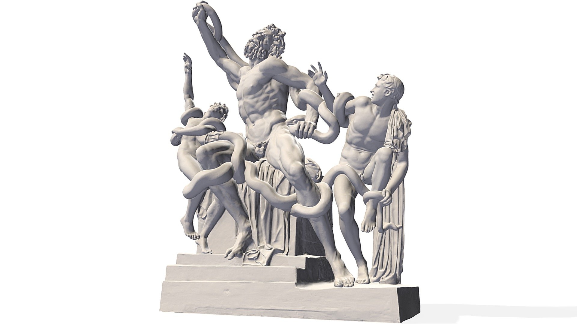 Laocoön and His Sons - 3D model by University of South Florida ...