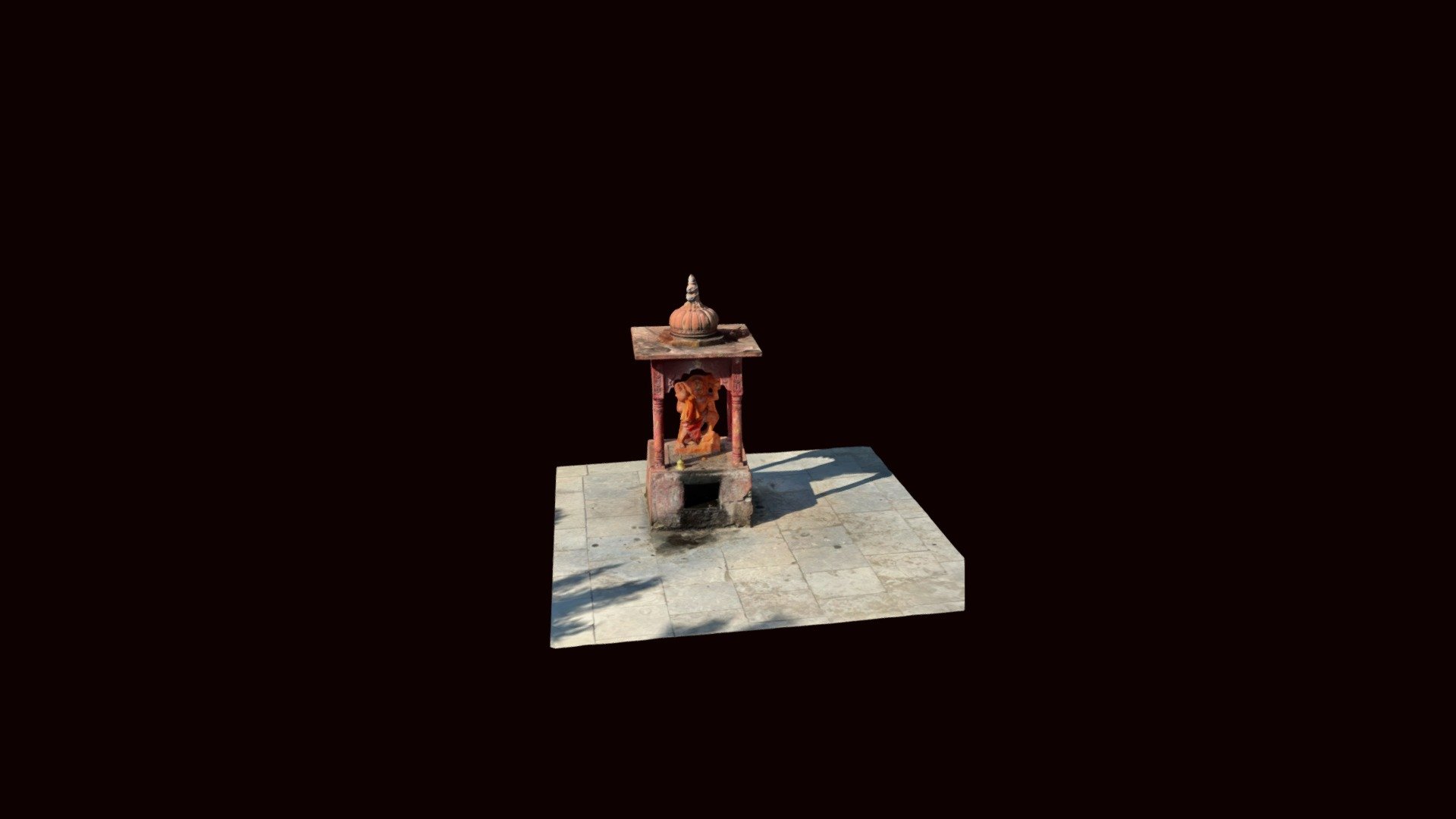 Hanuman Shrine at Palethi (VCU_3D_8132) - Download Free 3D model by ...