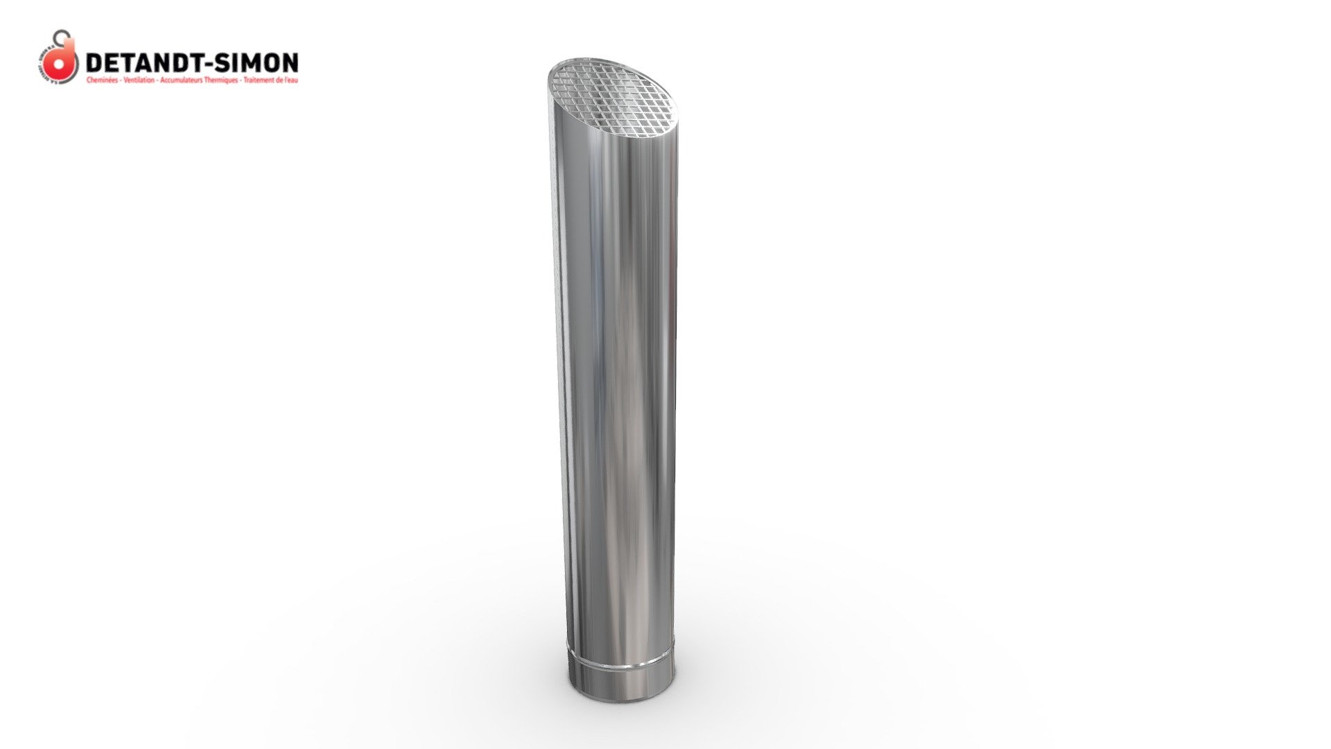Terminal Horizontal 1000 Mm Inox - 3D model by Detandt Simon ...