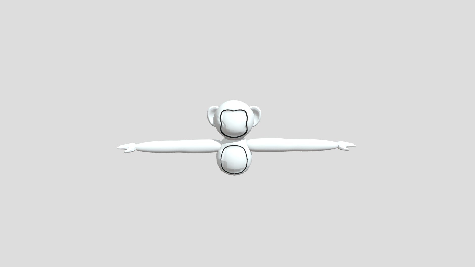 Monke Again 3d Model By Hipydippy [8726ace] Sketchfab