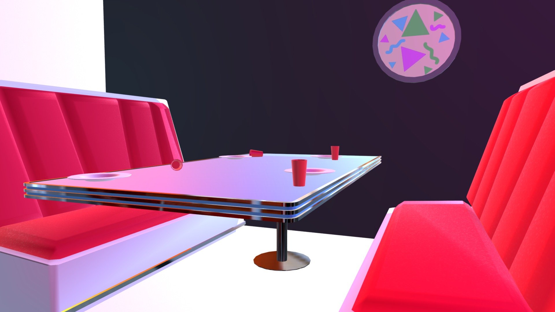 Diner - 3D model by alyb [87284c9] - Sketchfab
