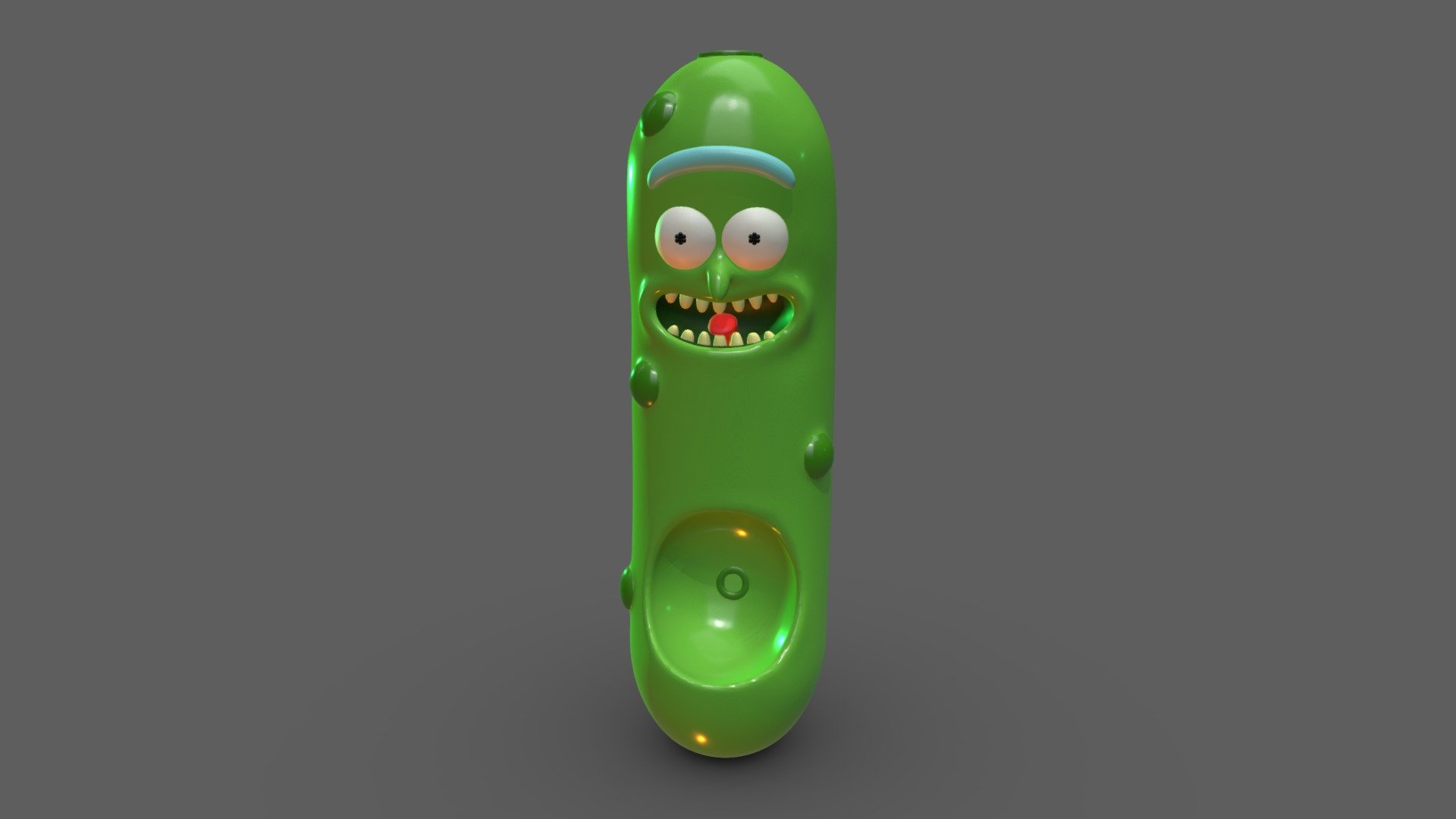 Pickle Rick Pipe - 3D model by EmeraldSmoke (@Blackproject.gt) [87293b3 ...