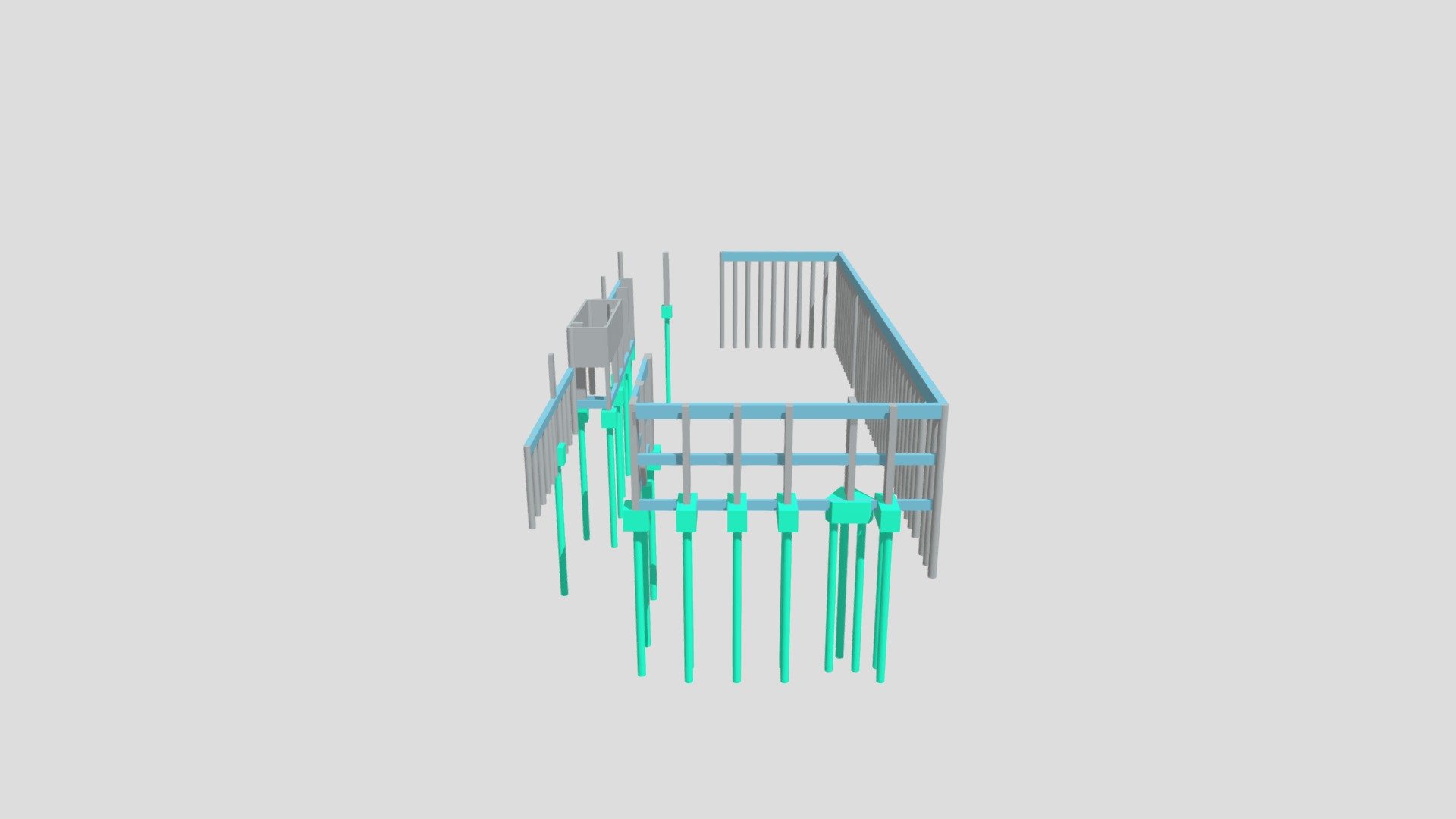 Contenções - Residencial Aramis R0 - 3D model by spinardigu [87299e8 ...