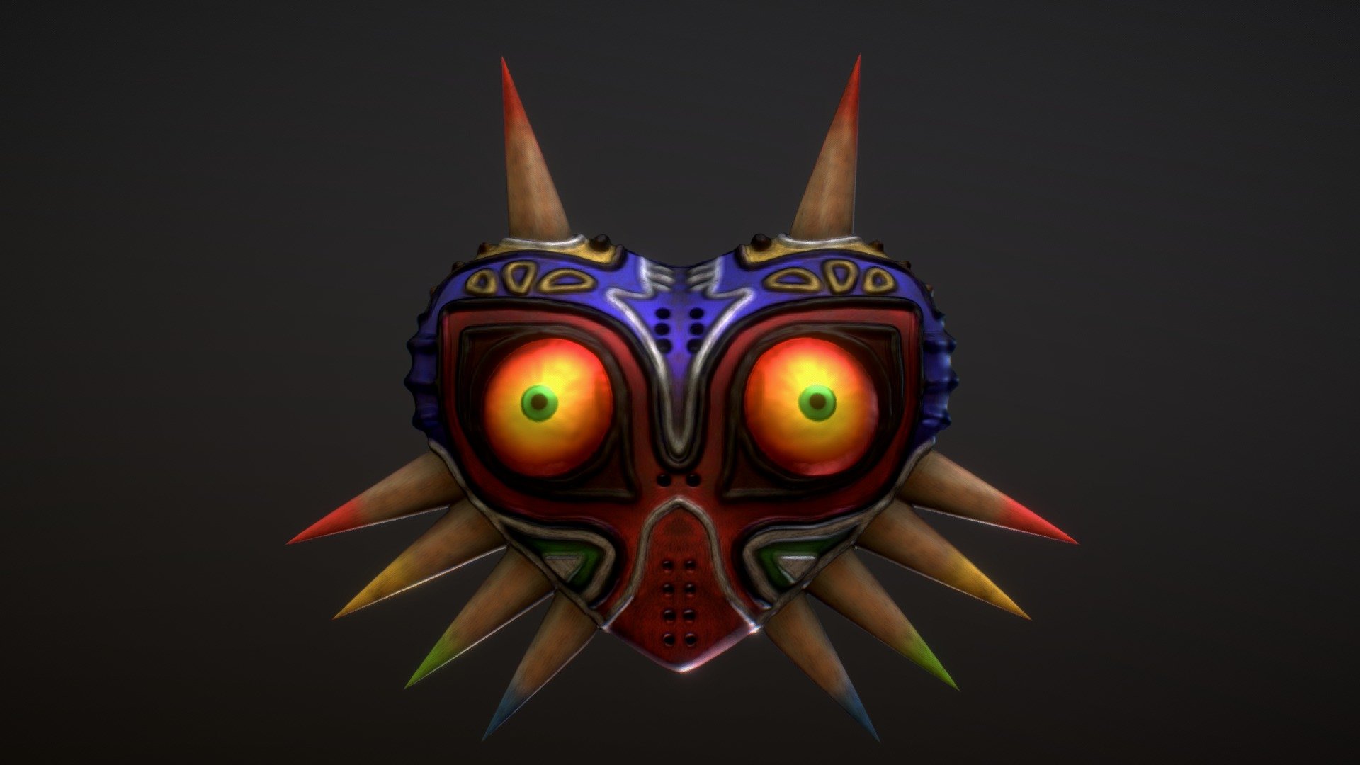 Majora´s Mask - 3D model by gianlucabaccino [8729dc9] - Sketchfab