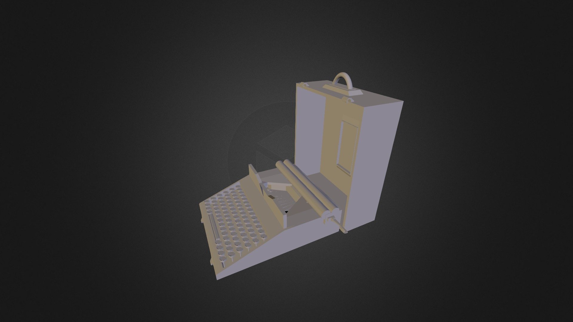 typingmachine - 3D model by ZapXman [872a59d] - Sketchfab