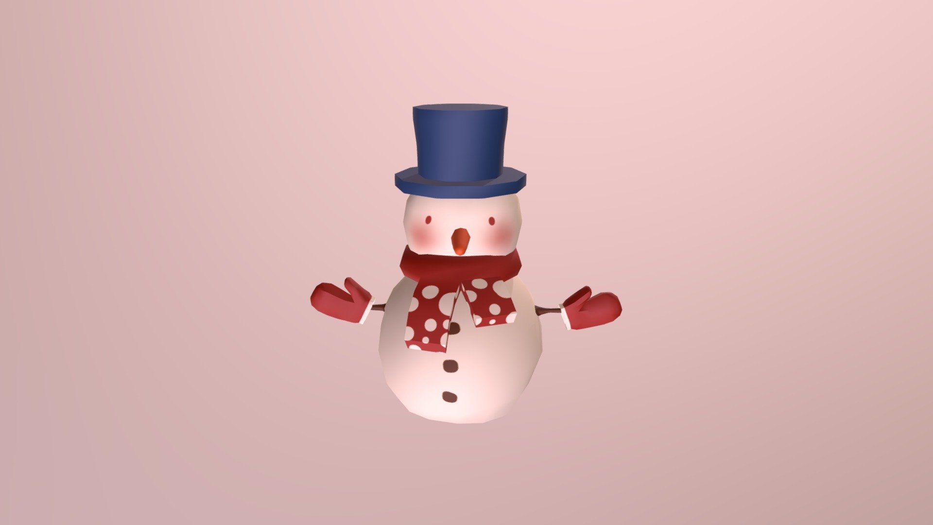 Snowman2 - 3D model by juew23 [872a5ba] - Sketchfab