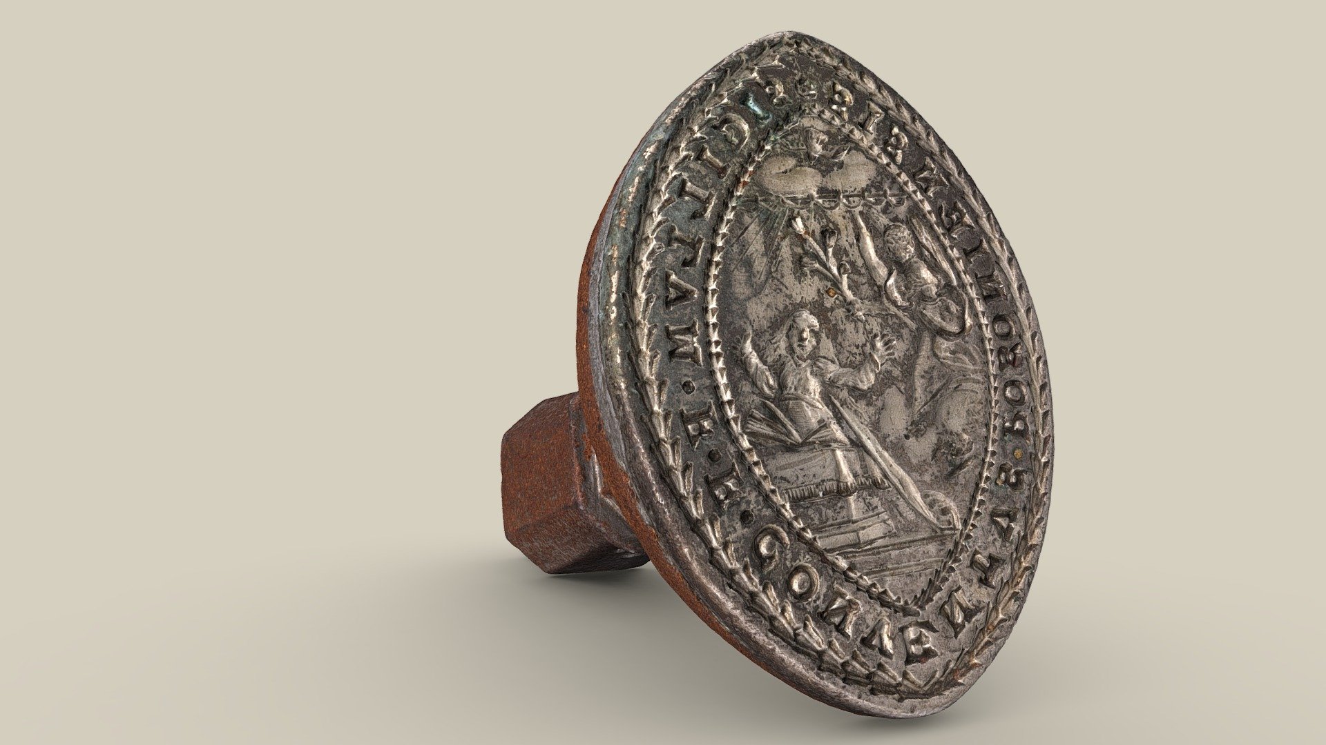 Stamp seal - Buy Royalty Free 3D model by noe-3d.at (@www.noe-3d.at ...