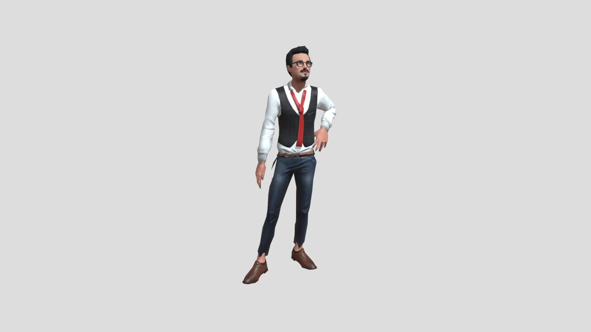 Doctor Beck presenting - 3D model by Daniel.Pikl [872e261] - Sketchfab