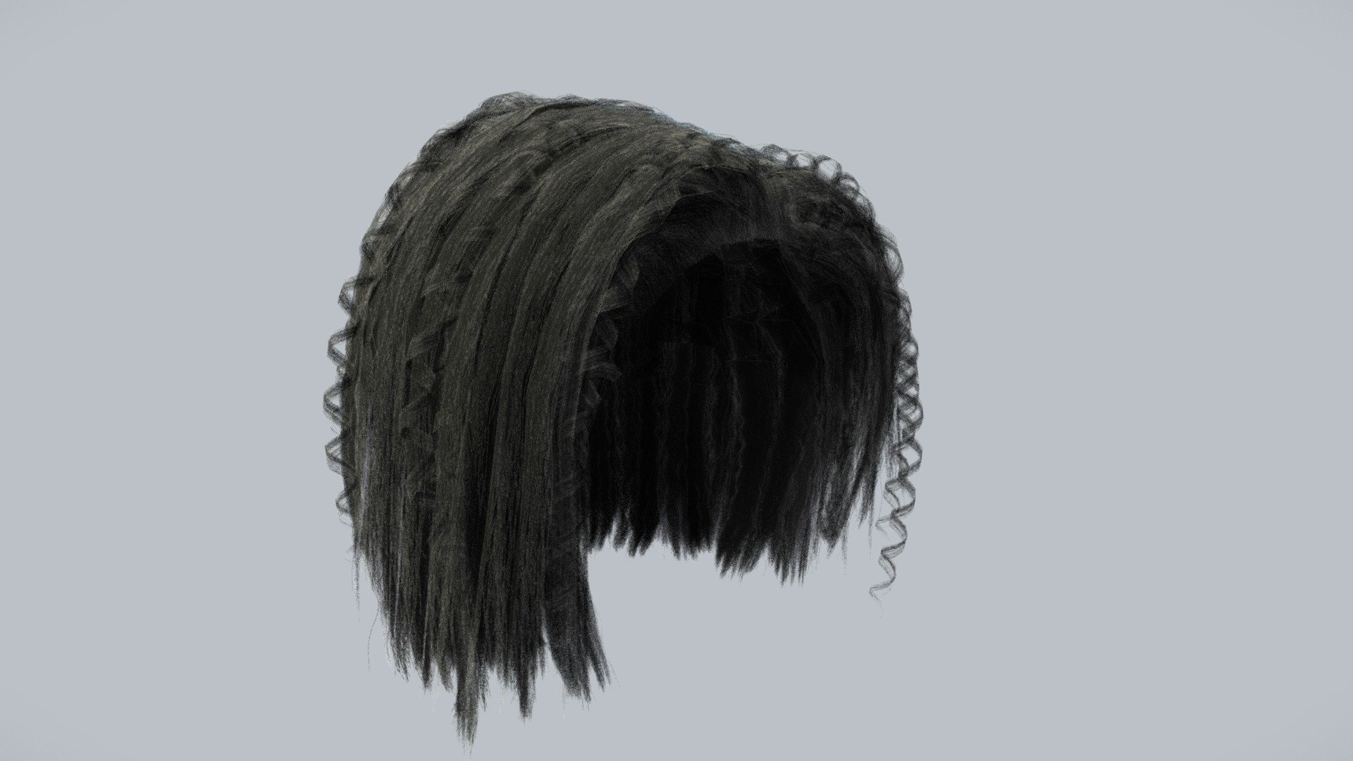 Fuzzy Hairstyle - Buy Royalty Free 3D model by Sawyer (@sawyer.gh ...