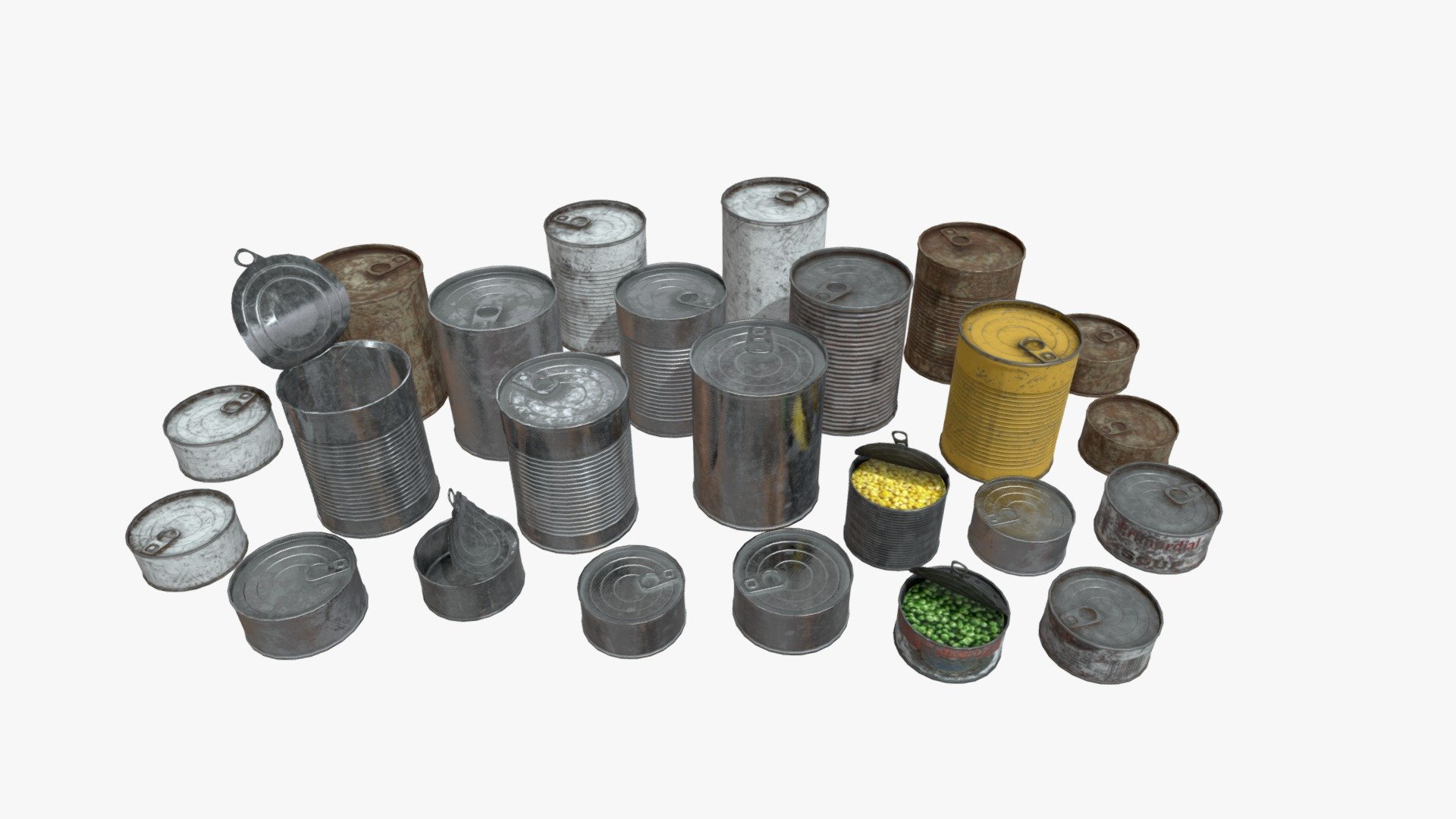 Cans Pack - Buy Royalty Free 3D model by Adrian Kulawik (@AKStudio3D ...