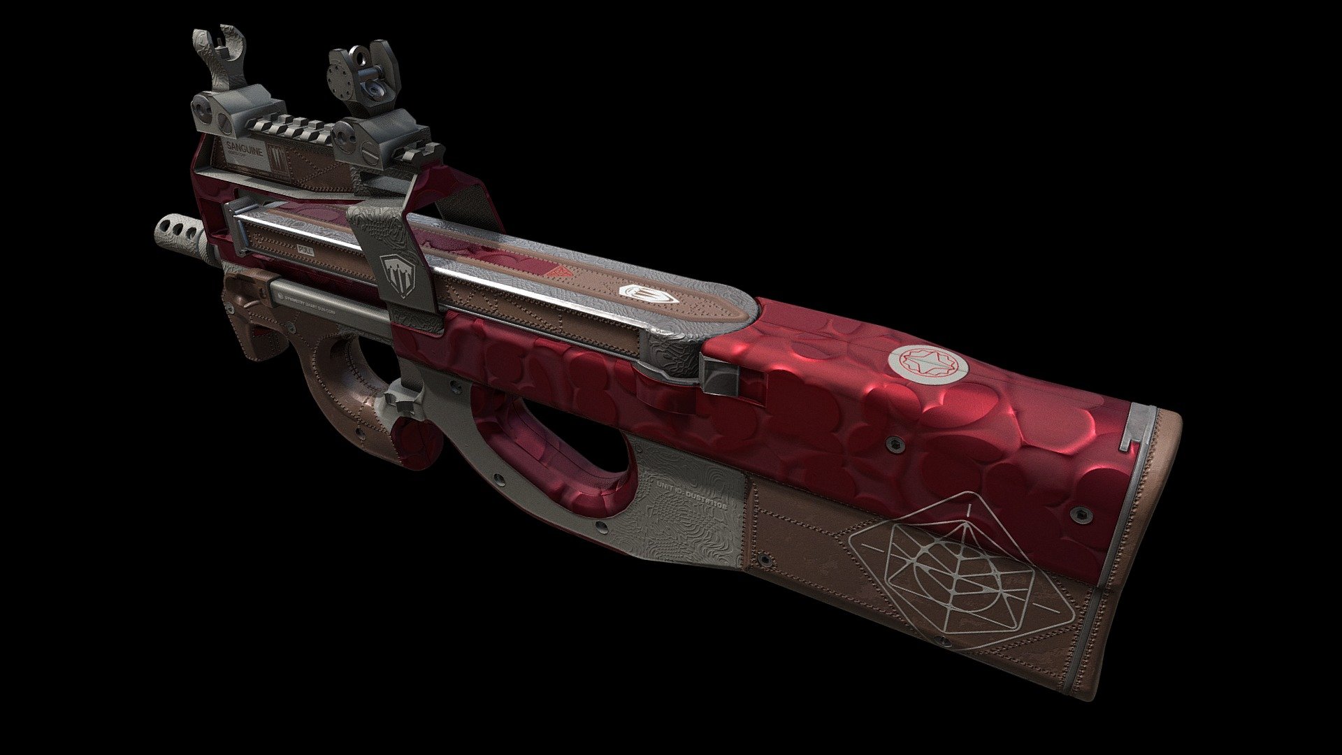 P90 - Sanguine (CS2) - 3D model by tanapta [872efd3] - Sketchfab