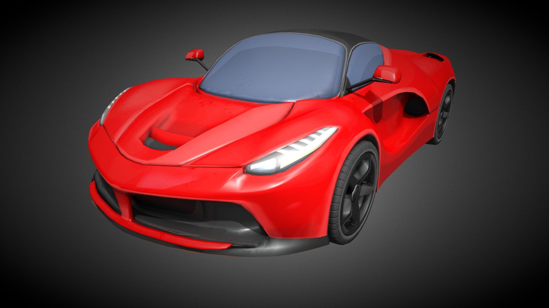 MicroMachine - Ferrari LaFerrari - 3D model by Ryan Duffield ...