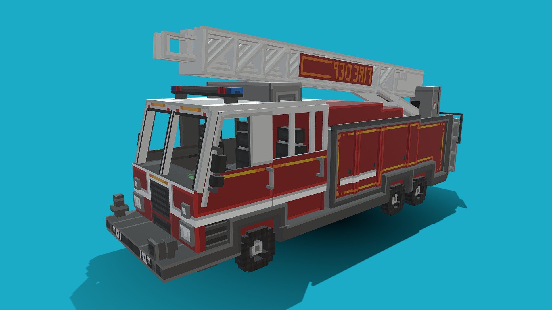 Fire Engine - 3D model by Sam McLaughlin (@BhunaBoy) [8734931] - Sketchfab