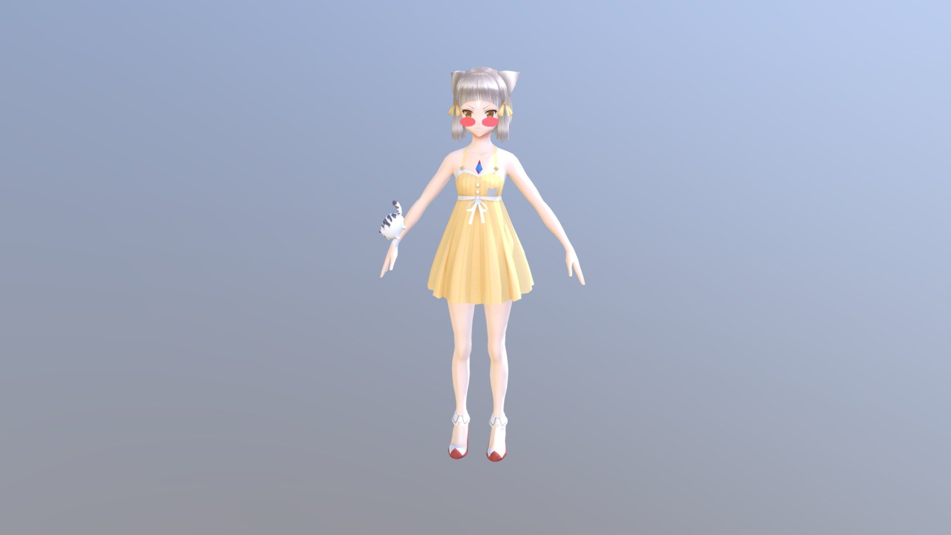 Nia - Swimsuit - 3D model by needlespin [873512d] - Sketchfab