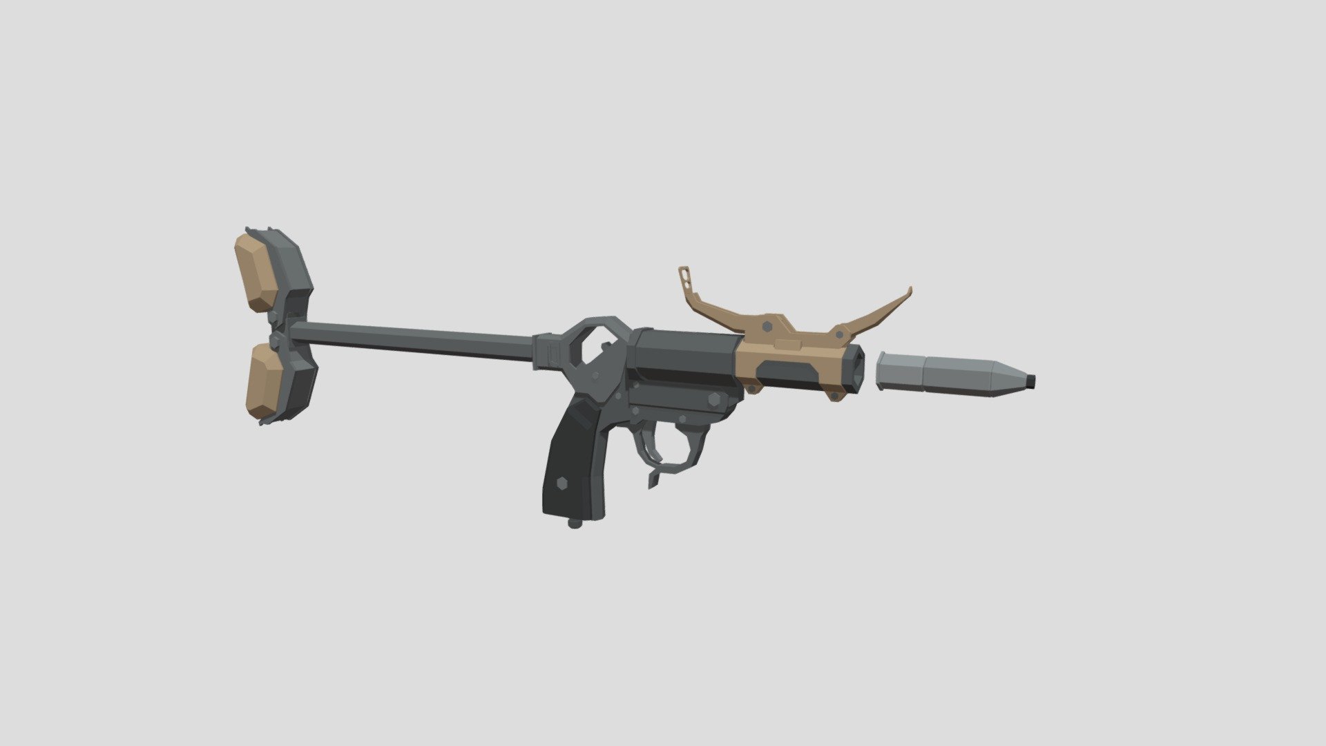 Low-Poly Kampfpistole 34 - 3D model by Хлюпич (@hlupich) [87362fc ...