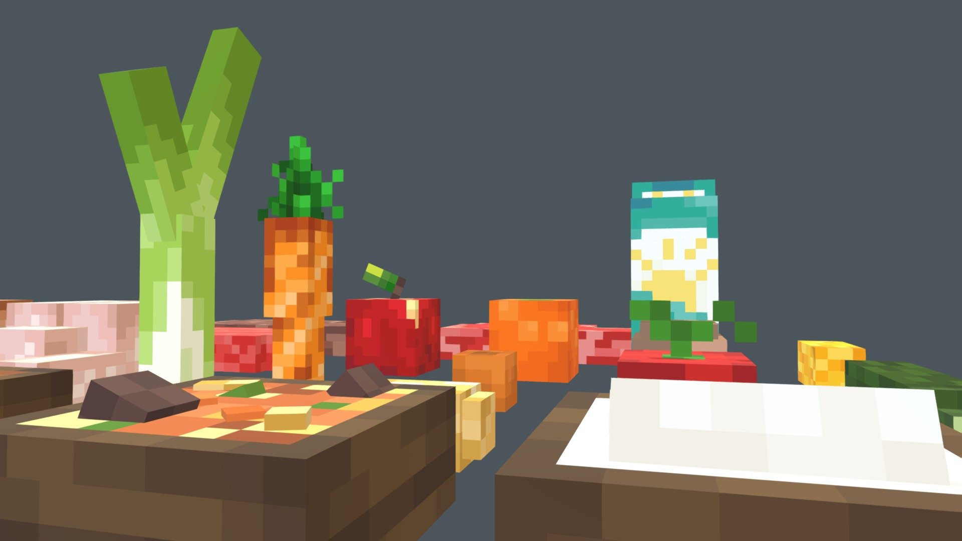 Food Pack 01 - PaperCraft - 3D model by PaperCraftWorkshop [8736d58 ...