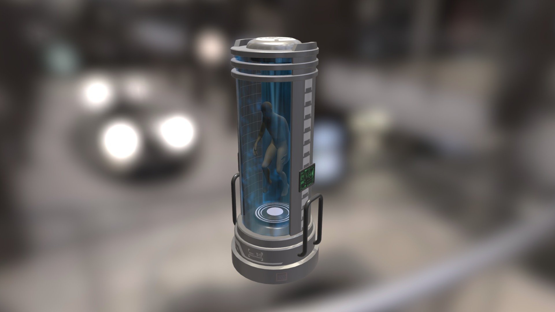 Stasis / Clone Chamber (with animations) - Download Free 3D model by ...