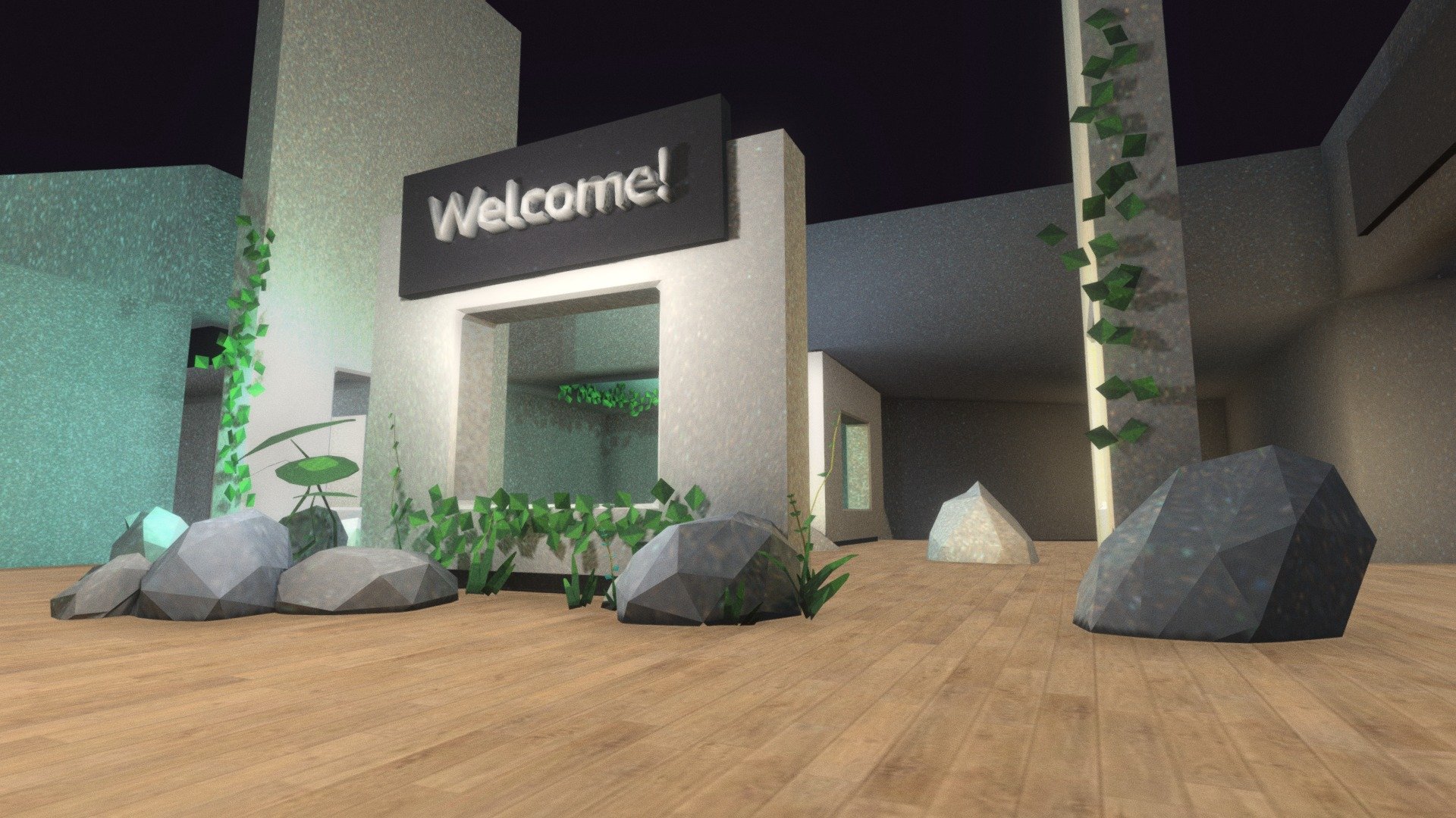 XR VR Gallery Space - Download Free 3D model by Josh Johanson ...