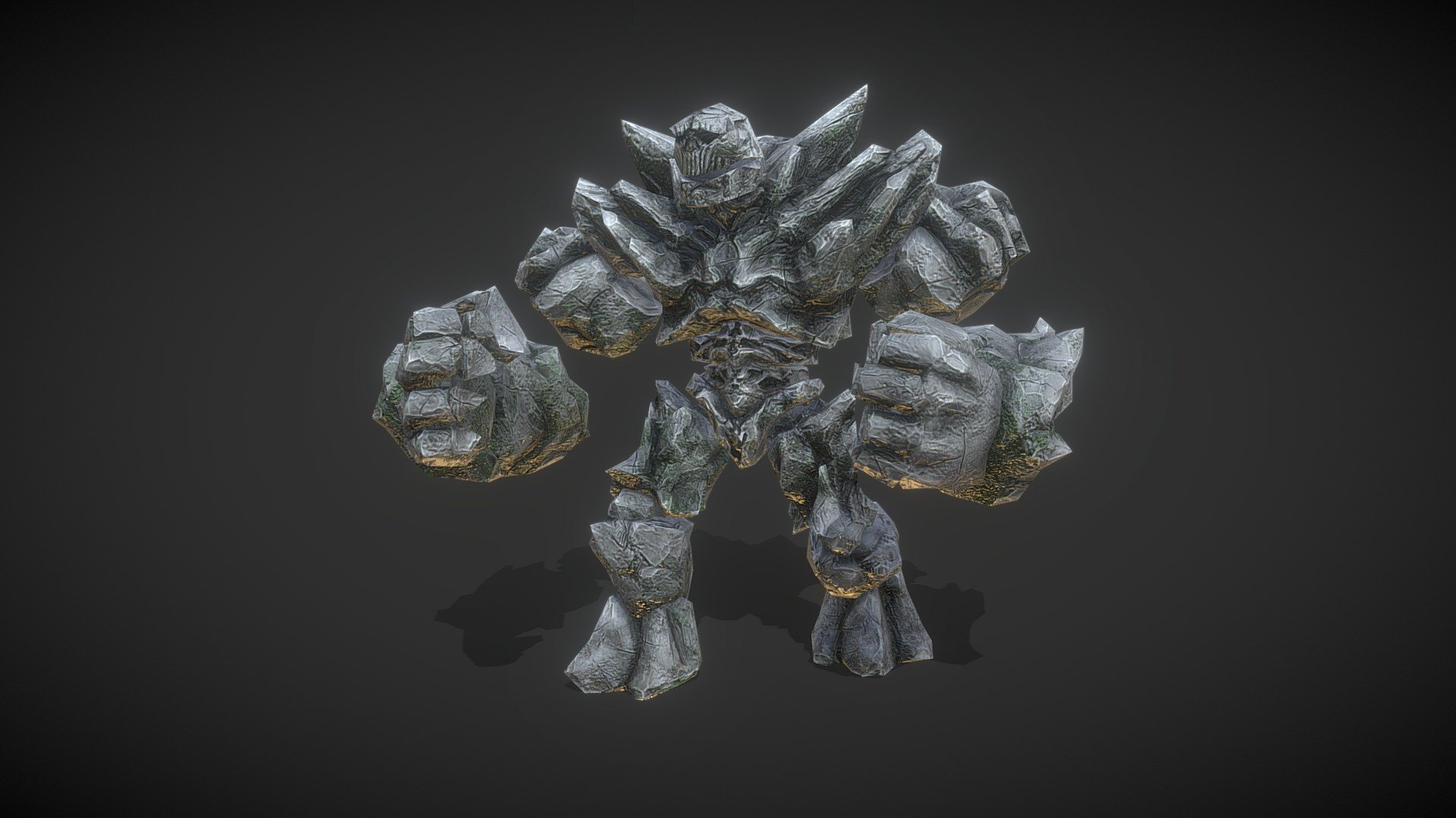 Mobs! Rock Golem - 3D model by Mohammad Hamza Assets ...