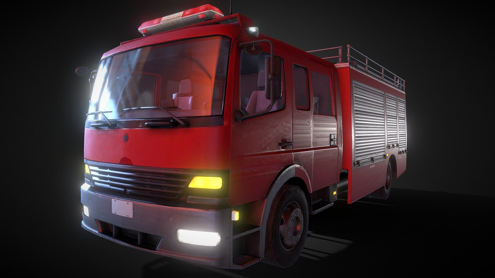 TW Fire Truck 002 - Buy Royalty Free 3D model by animod [873b882 ...