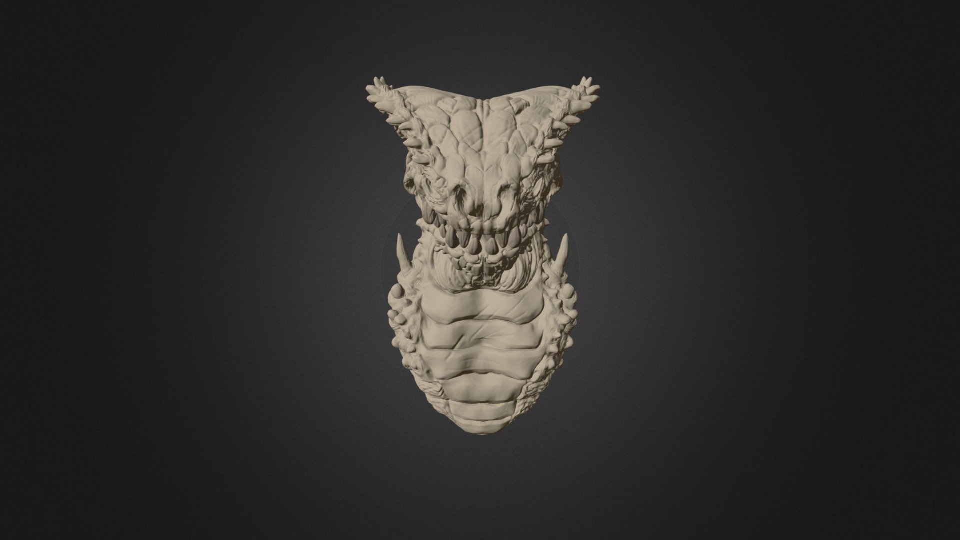 DESERT DEMON - 3D model by Black Wolf (@blackwolfdesignstudio) [873bfd9 ...