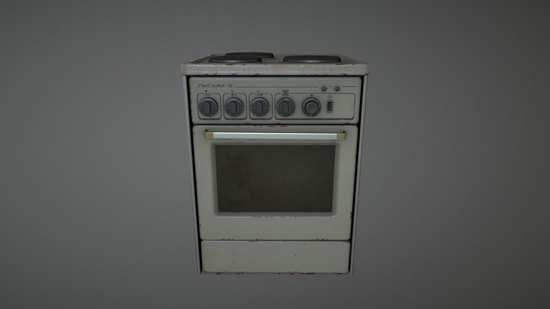 Soviet Stove "Lysva - 15" - 3D model by pipotheartist [873ce50] - Sketchfab
