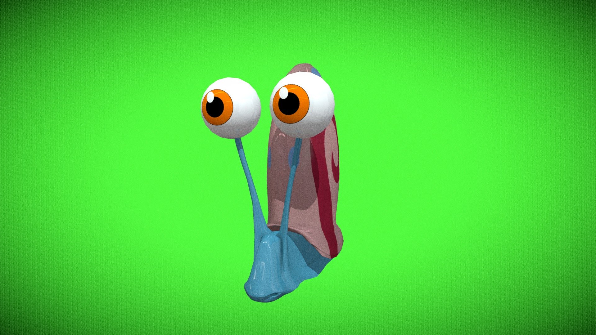 Garry The Snail - Download Free 3D model by Osvaldo Mendes (@ombn1981 ...