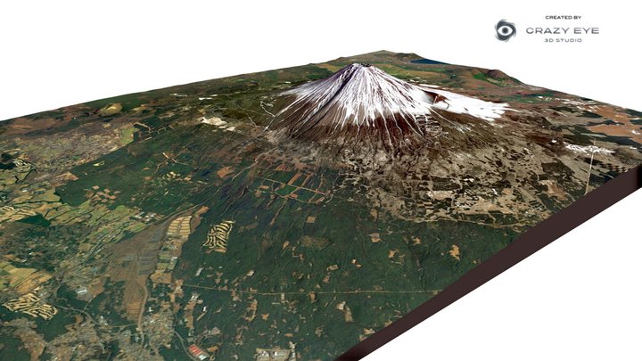 Fuji-mountain 3D models - Sketchfab