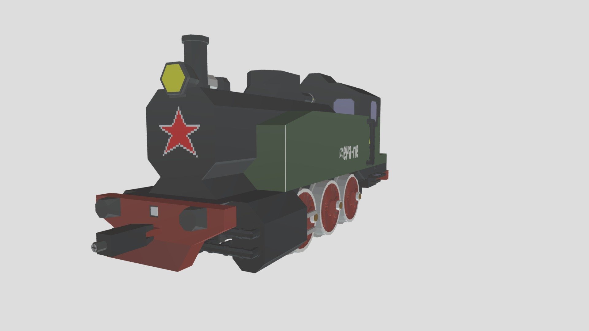 P9 Steamtrain Type-9 - 3D model by Va11HallA (@CalibreGame) [873d509 ...
