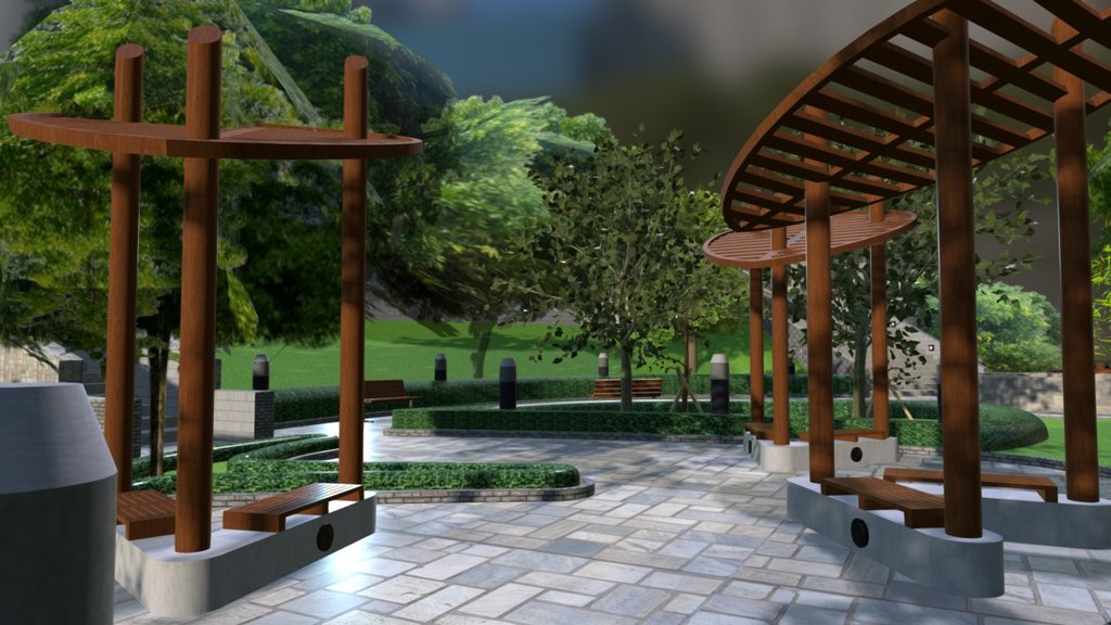 Fan Pui Garden rev.8 - 3D model by u3527097 [873db72] - Sketchfab