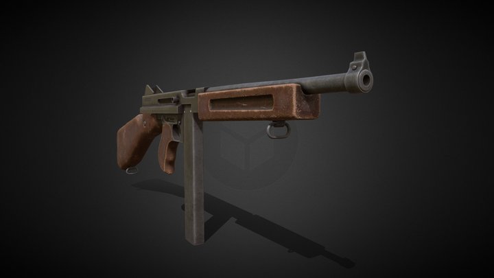 Smg-submachine-gun-smg-smgs-9mm-9mmgun 3D models - Sketchfab
