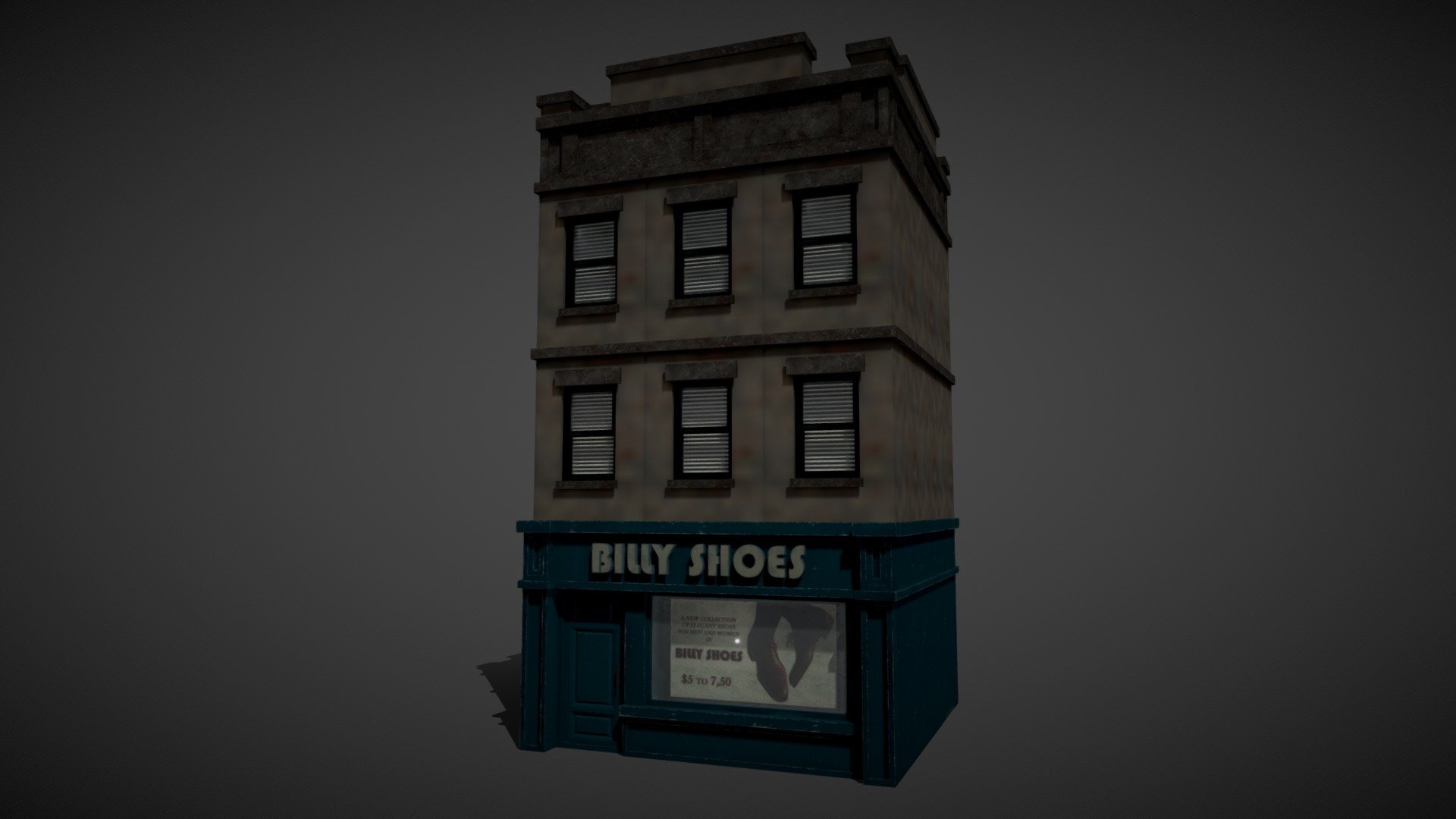 MODULAR BUILDING (1930s, USA) - 3D model by VEXKAN [873f754] - Sketchfab