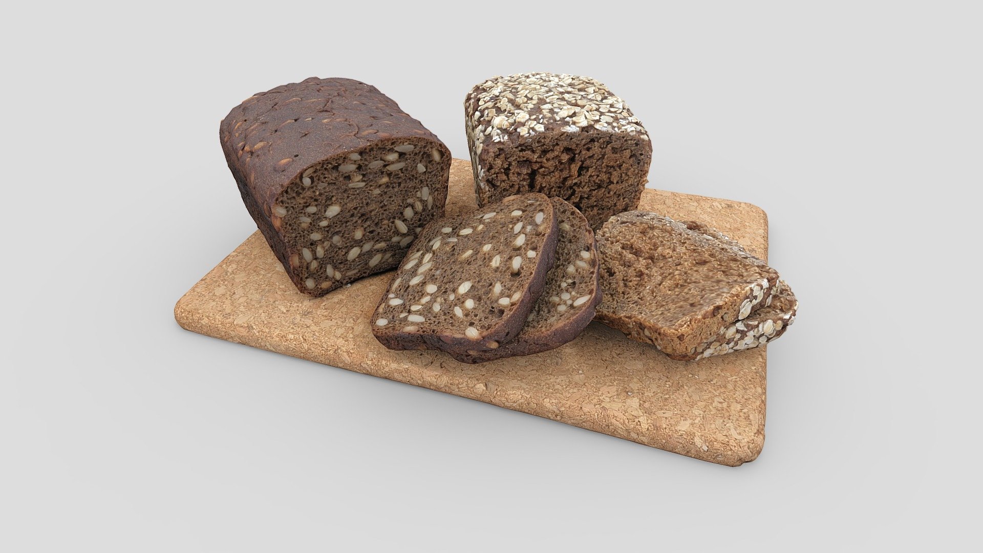 Photorealistic bread. Photogrammetry bread. - Download Free 3D model by ...