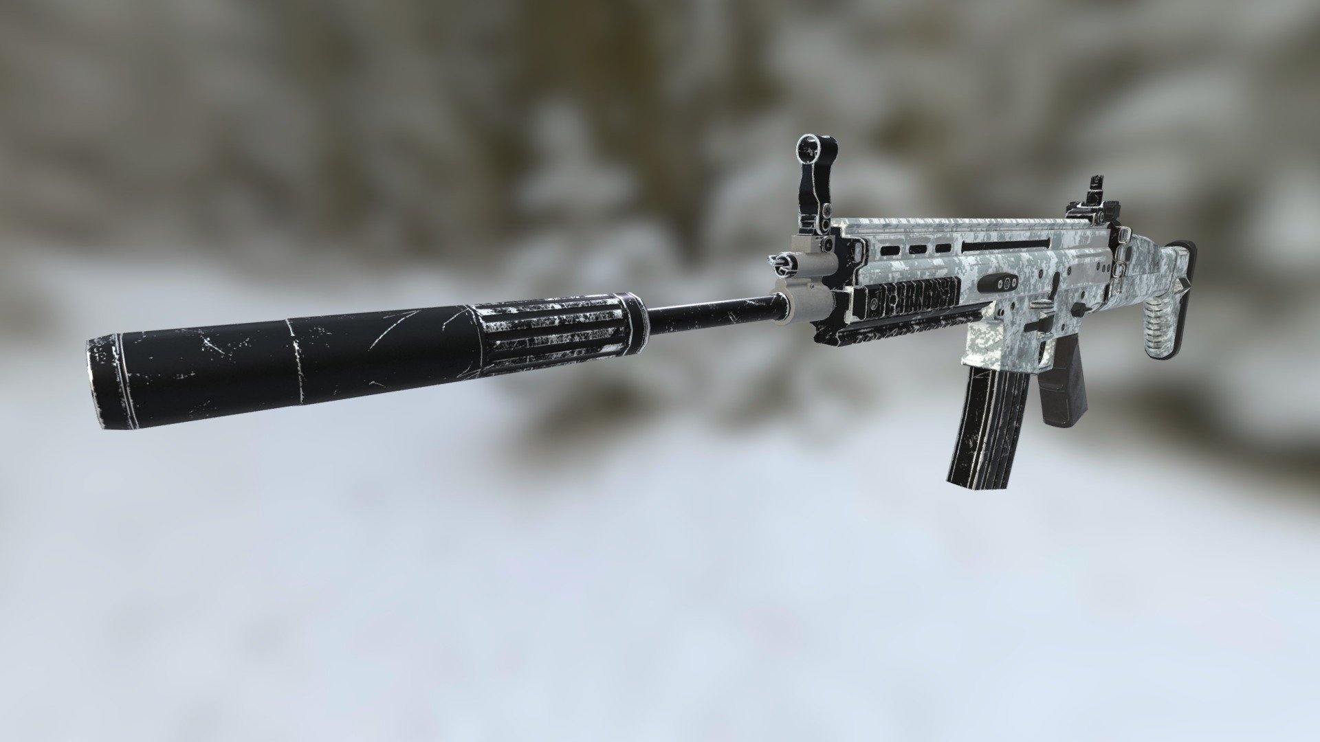 SCAR-L Arctic - 3D model by nicolas.rudowski [87434e4] - Sketchfab